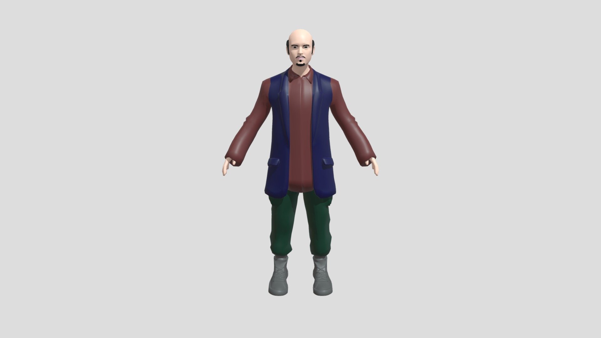 Bald Arab Man - Download Free 3D model by Ahmed Mo'nis (@AhmedMo2nis ...