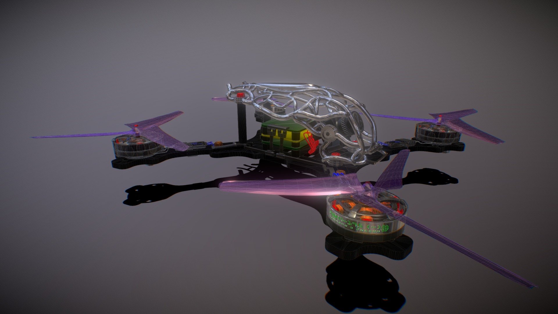 quadcopter - 3D model by space88engineer [27268eb] - Sketchfab