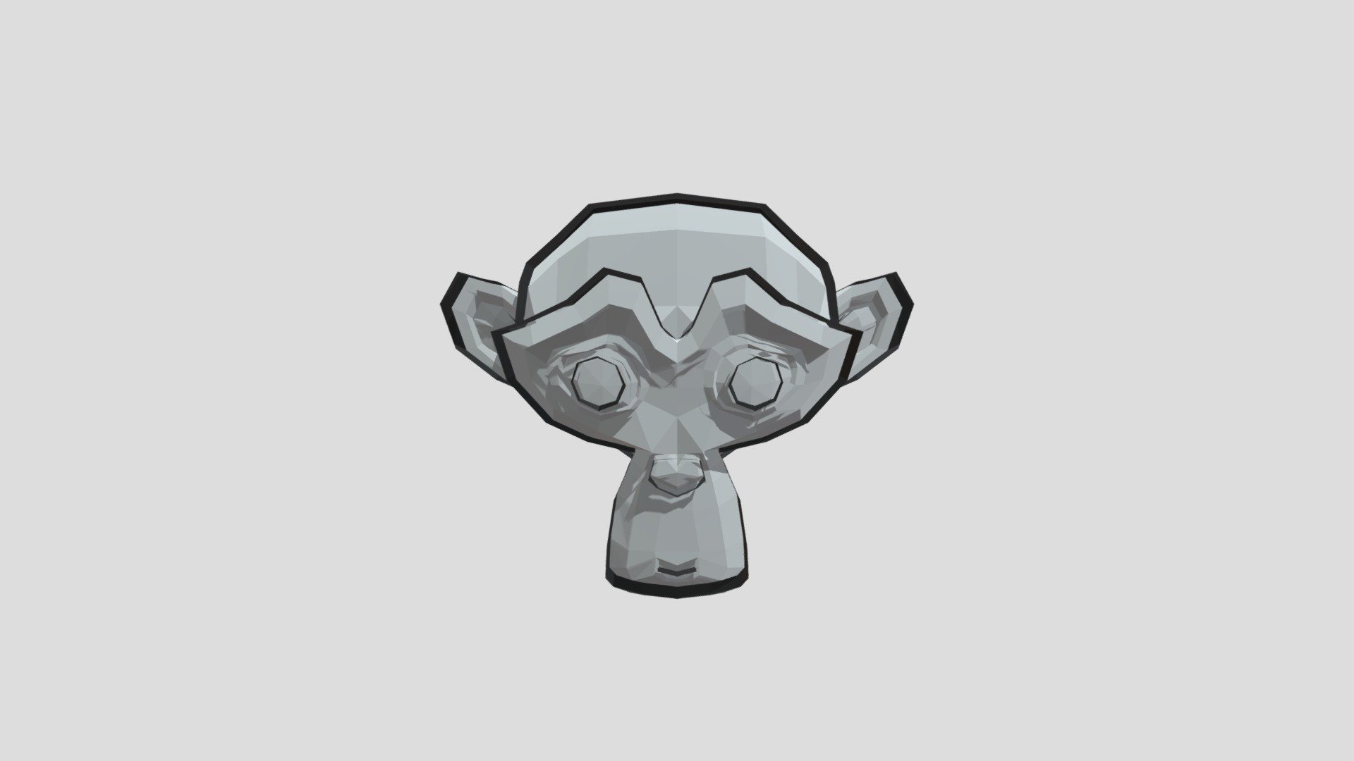 Cartoon Rendering Monkey.blend - Download Free 3D model by Q_Games ...