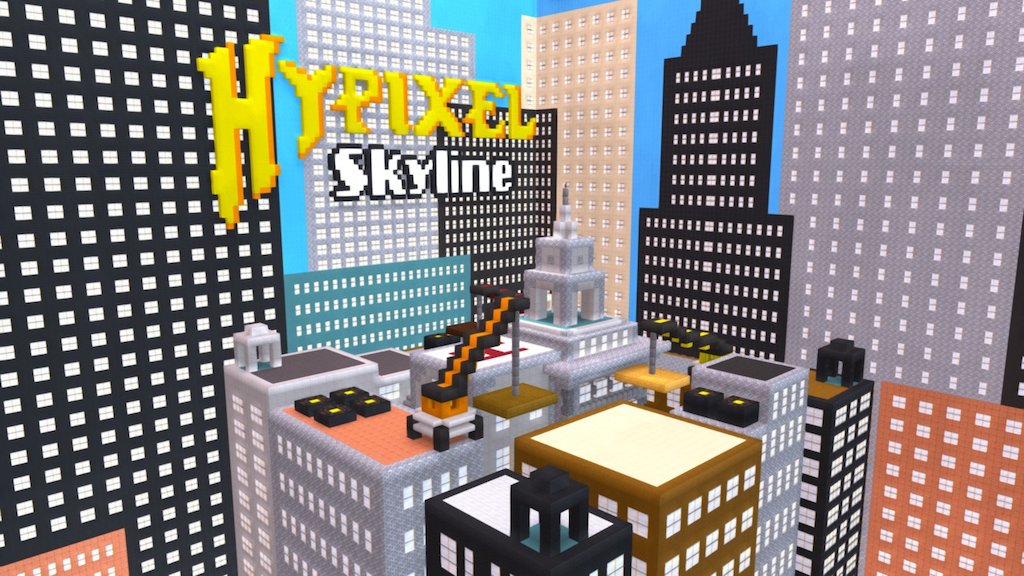 Skyline - 3D model by Luke (@pixelsandblocks) [2726e1f] - Sketchfab