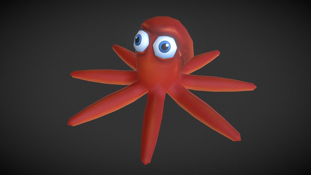 Octopus - 3D model by YOURS (@double2) [2727116] - Sketchfab