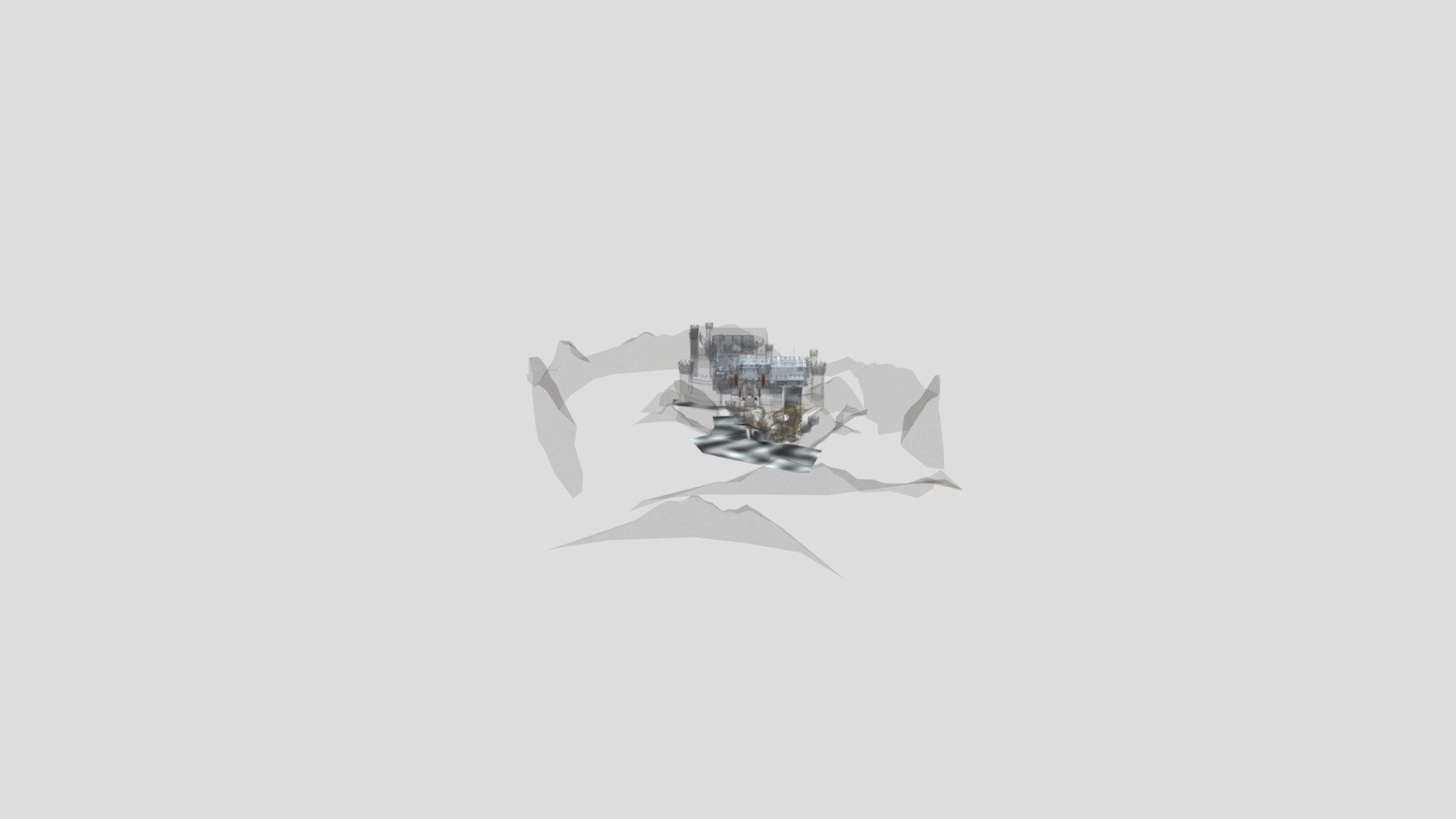 Bowsers Castle - 3D model by Kingpigandthebadpiggies [2727d71] - Sketchfab