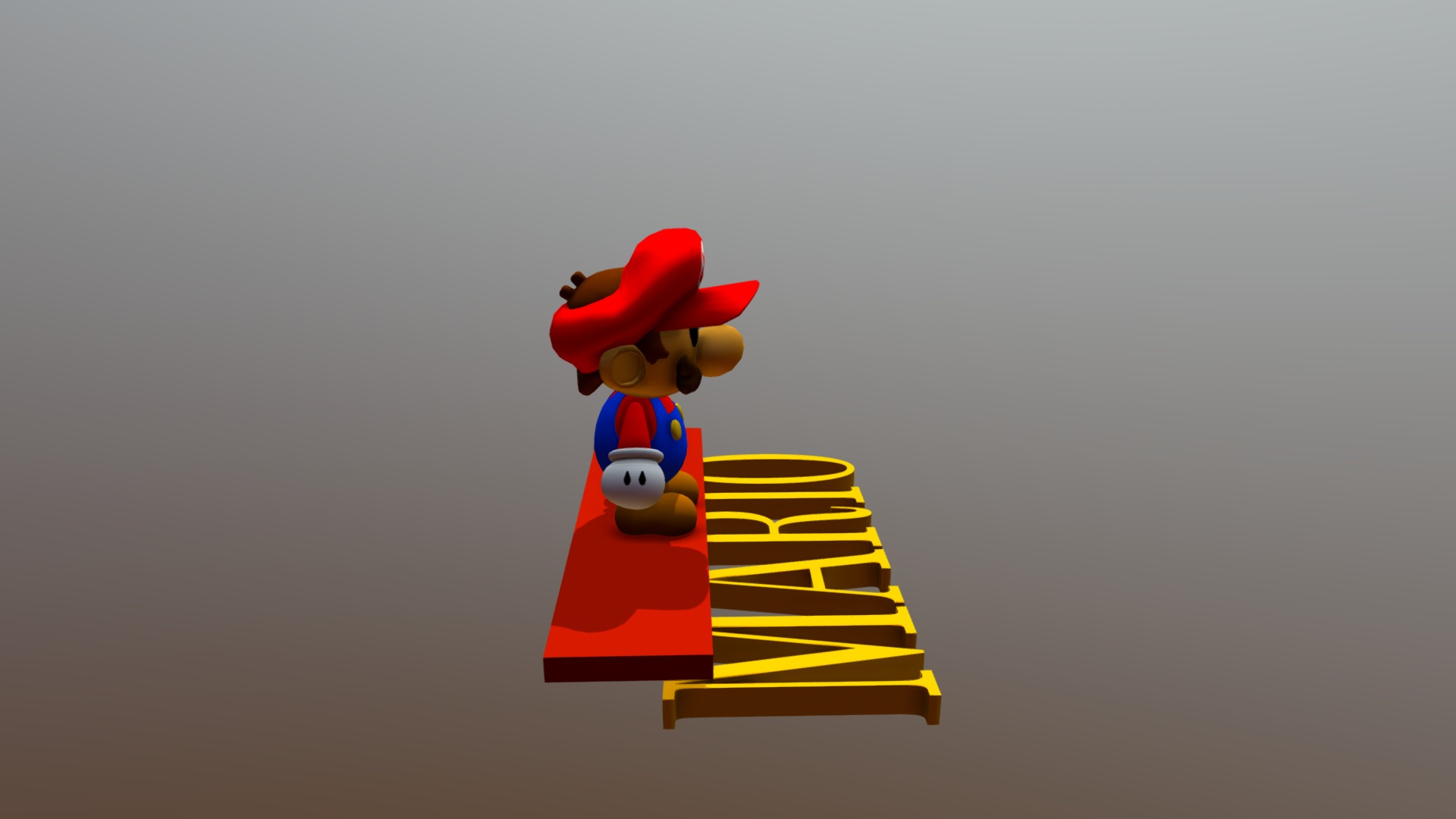 Mario Logo - Download Free 3D model by yakkoandwakko [27286d2] - Sketchfab