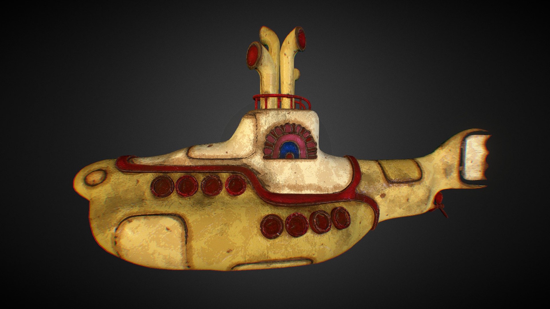 Yellow Submarine - 3D model by IceMan-Studio [272912a] - Sketchfab