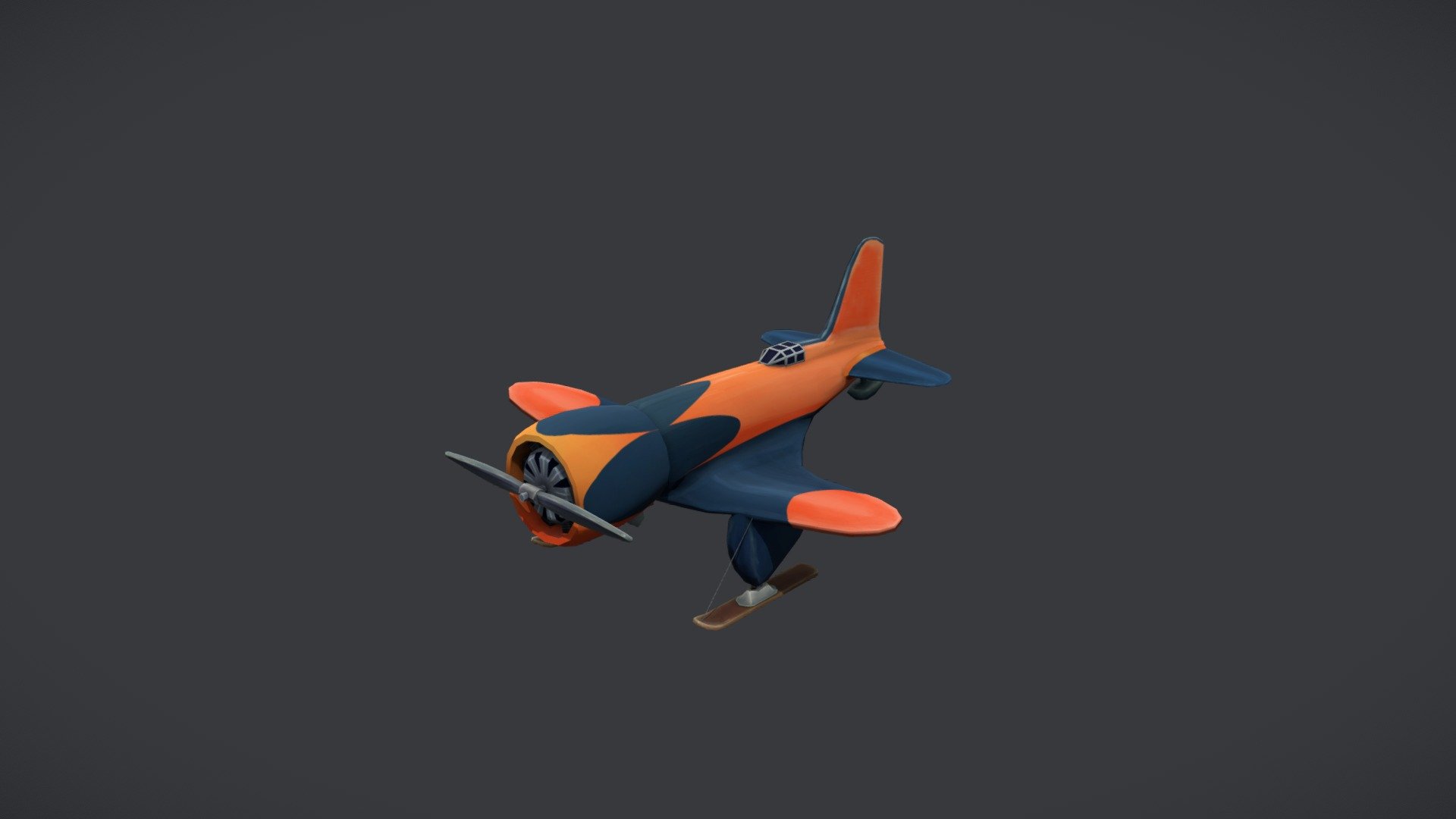 Northrop Gamma - Stylized - 3D model by gmiranda [272a8fa] - Sketchfab