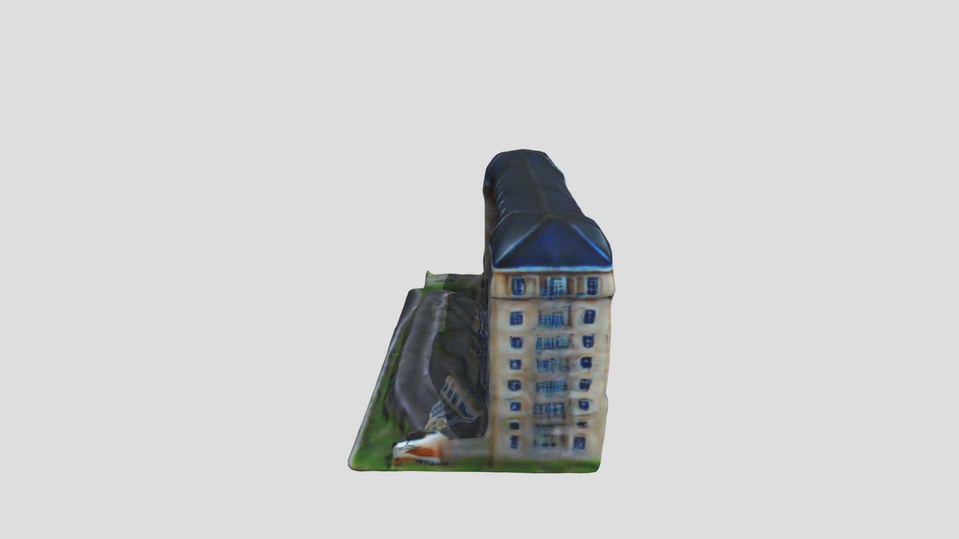 Low-rise building in modern style - 3D model by VYD [272b5ce] - Sketchfab