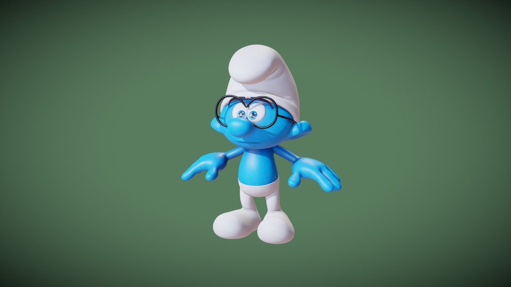 Smerfy The Smurfs Les Schtroumpfs - A 3D model collection by Alan.Jajuga - Sketchfab