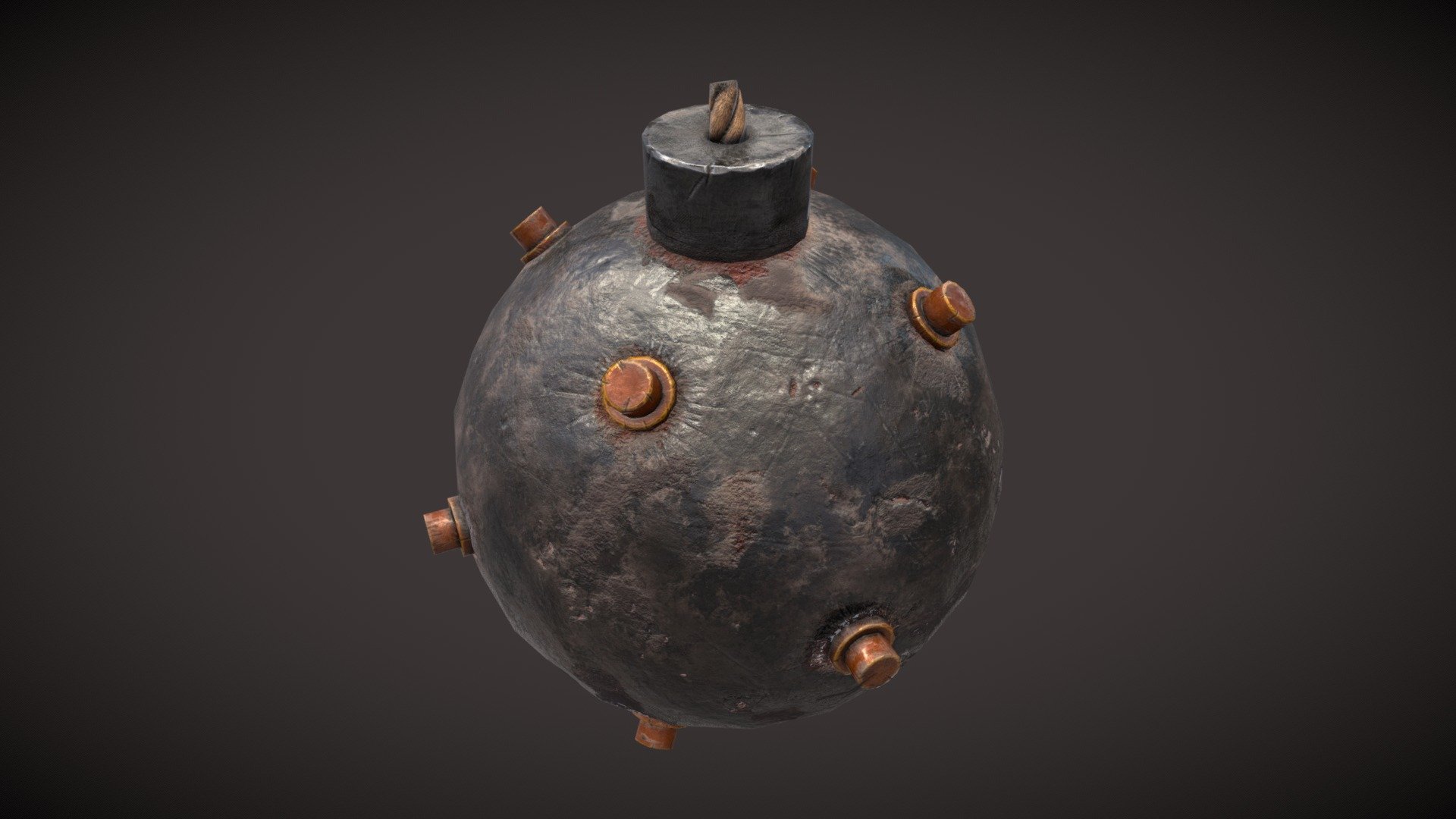Bomb - 3D model by romanklimenkoit [272e6fa] - Sketchfab