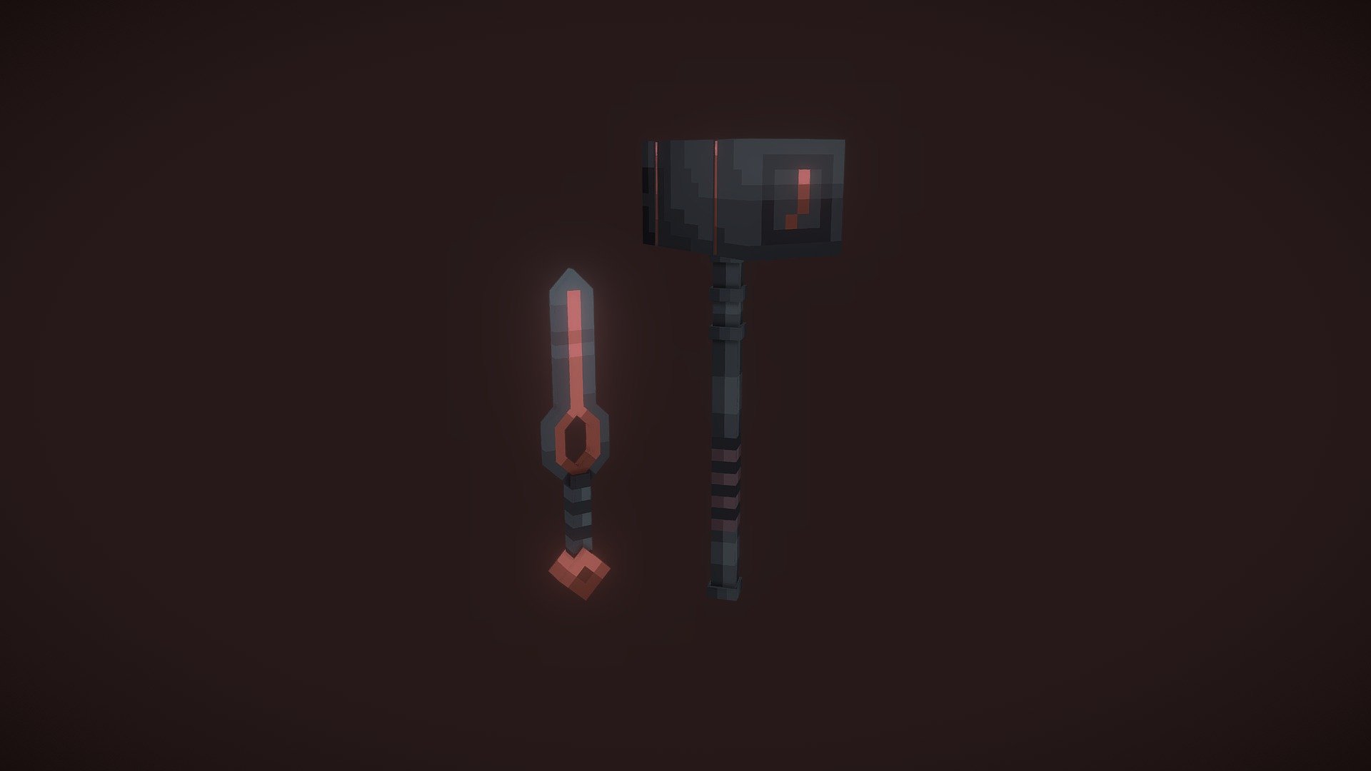 [Flacko] Forge Weapons - 3D model by dukeflacko [272f0db] - Sketchfab