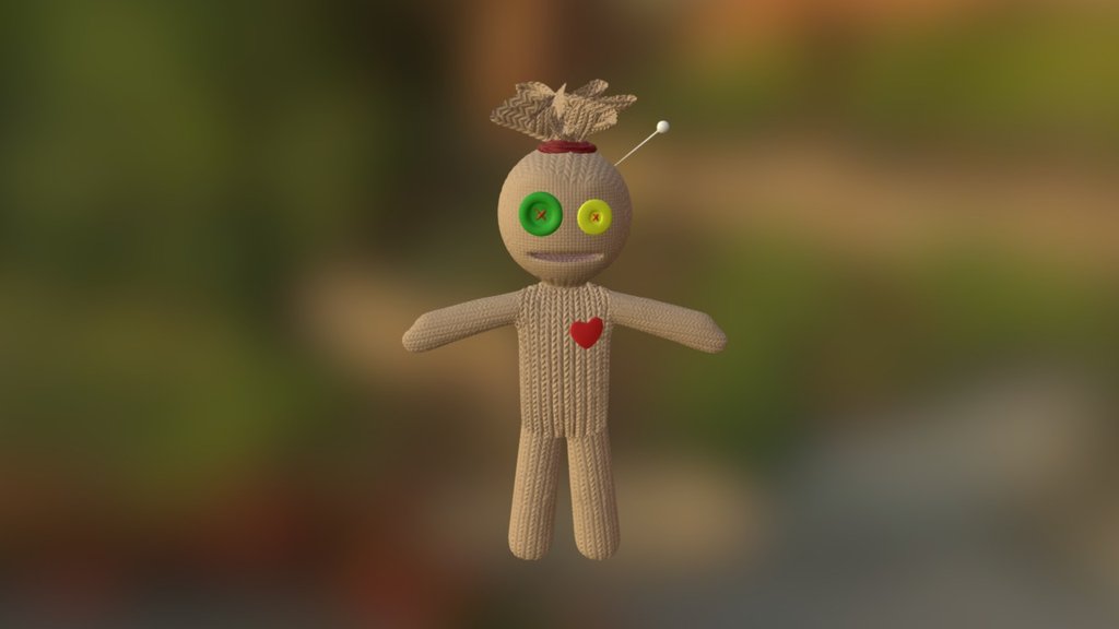 Voodoo Doll - 3D model by AnnaFlos [27300b9] - Sketchfab