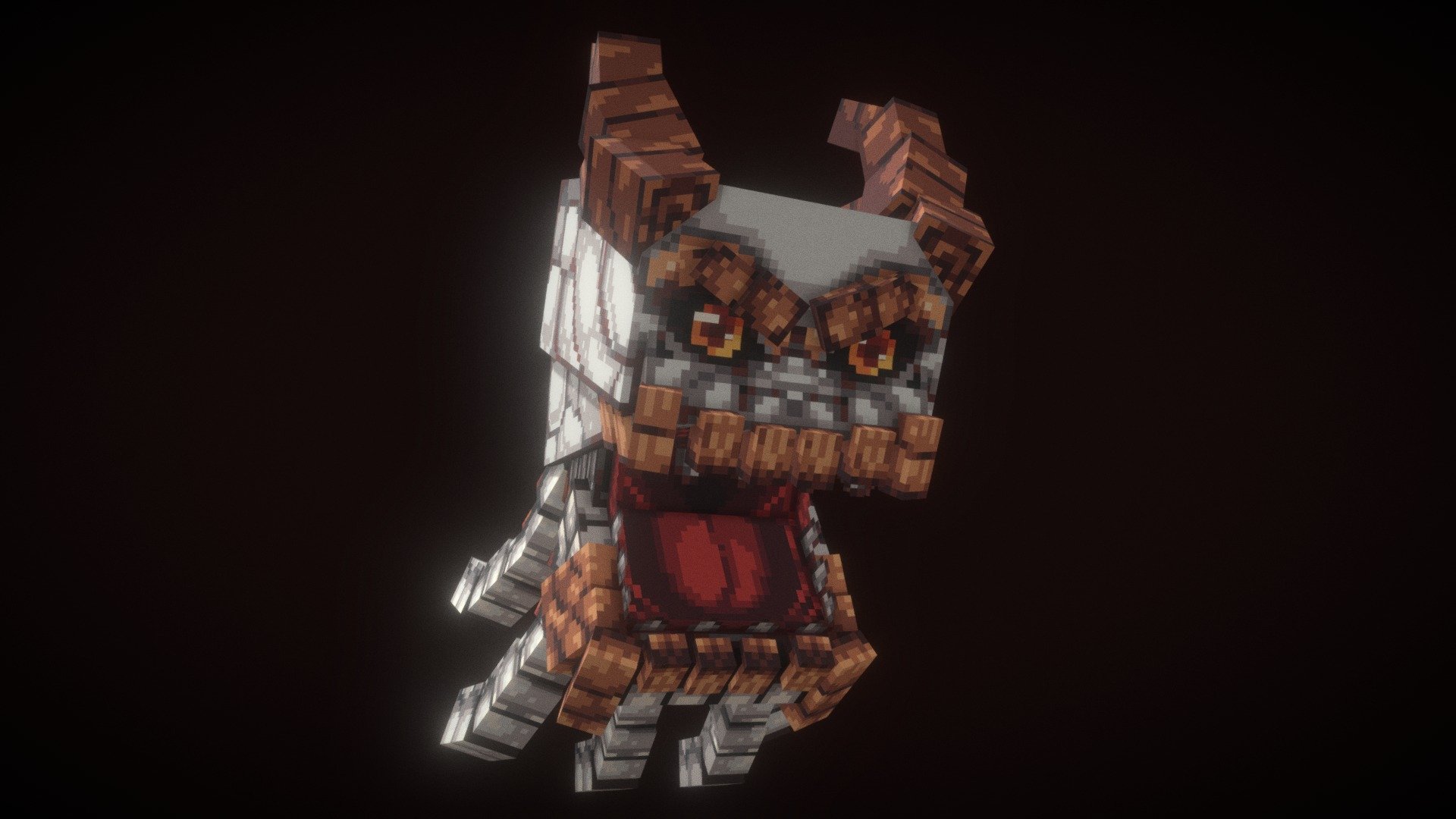 [ Entity 008 ] Creature - Elderly Ghast - 3D model by down ...