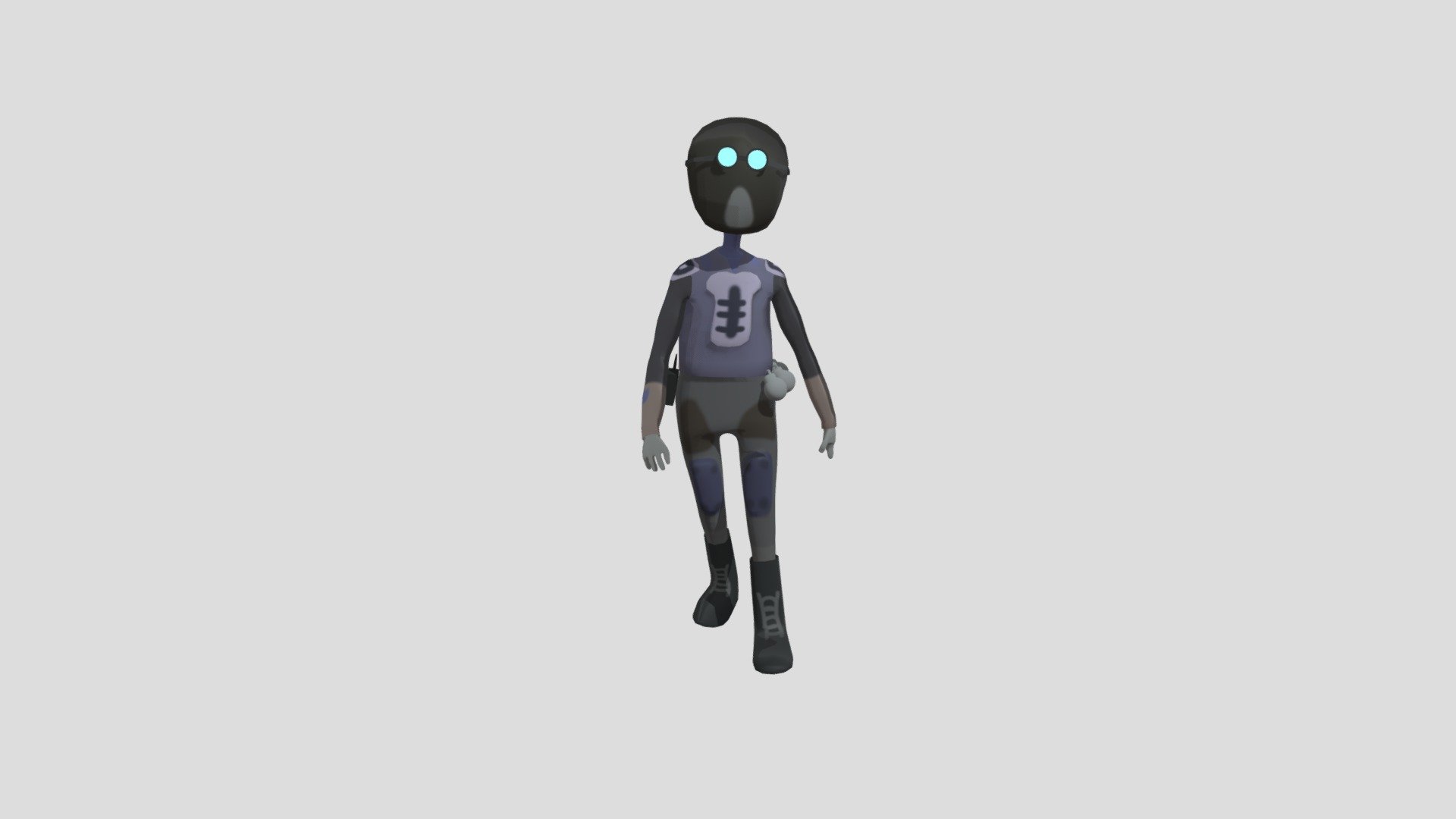 Security Guard armored@Walking - 3D model by t.flores [273085d] - Sketchfab