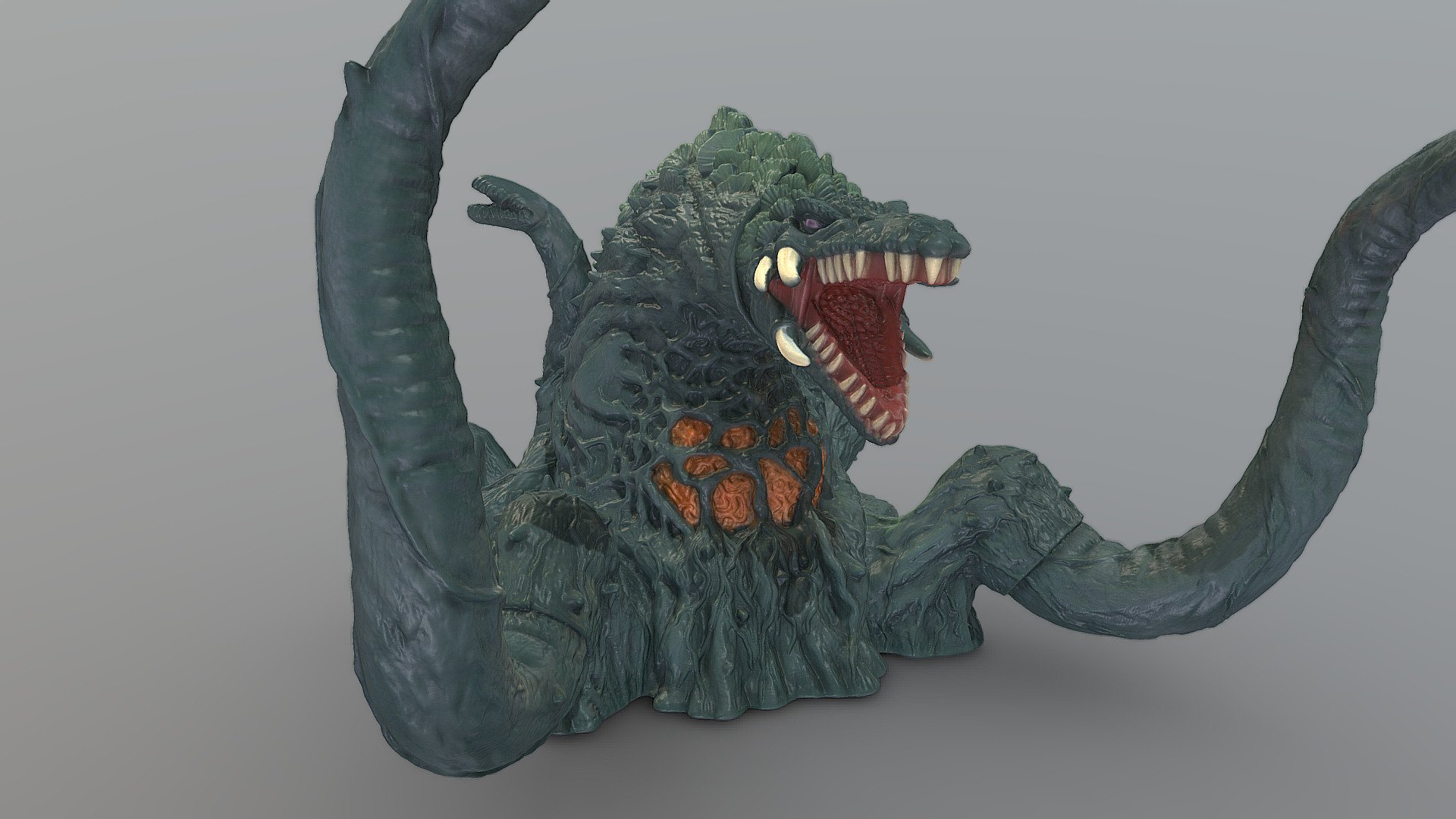 Biollante Figurine 3D Scan - Download Free 3D model by Laser Design ...