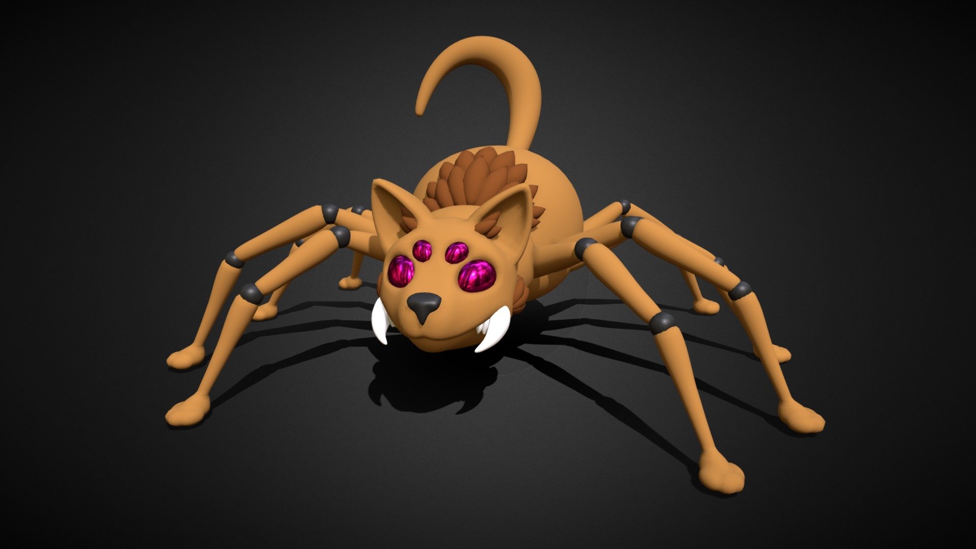 Spuuuder cat - 3D model by ExeCuteBunny [27321b9] - Sketchfab
