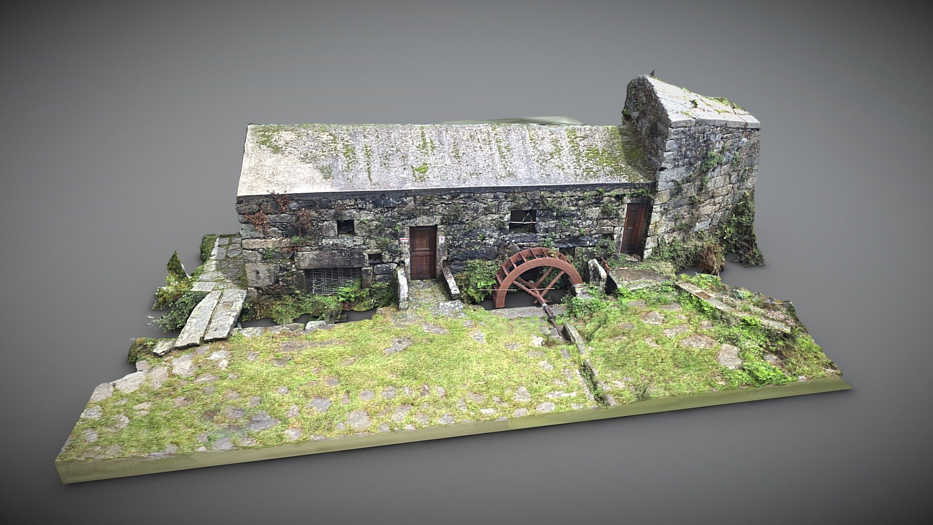 Waterwheel House - 3D model by ShacharWeis [2732800] - Sketchfab