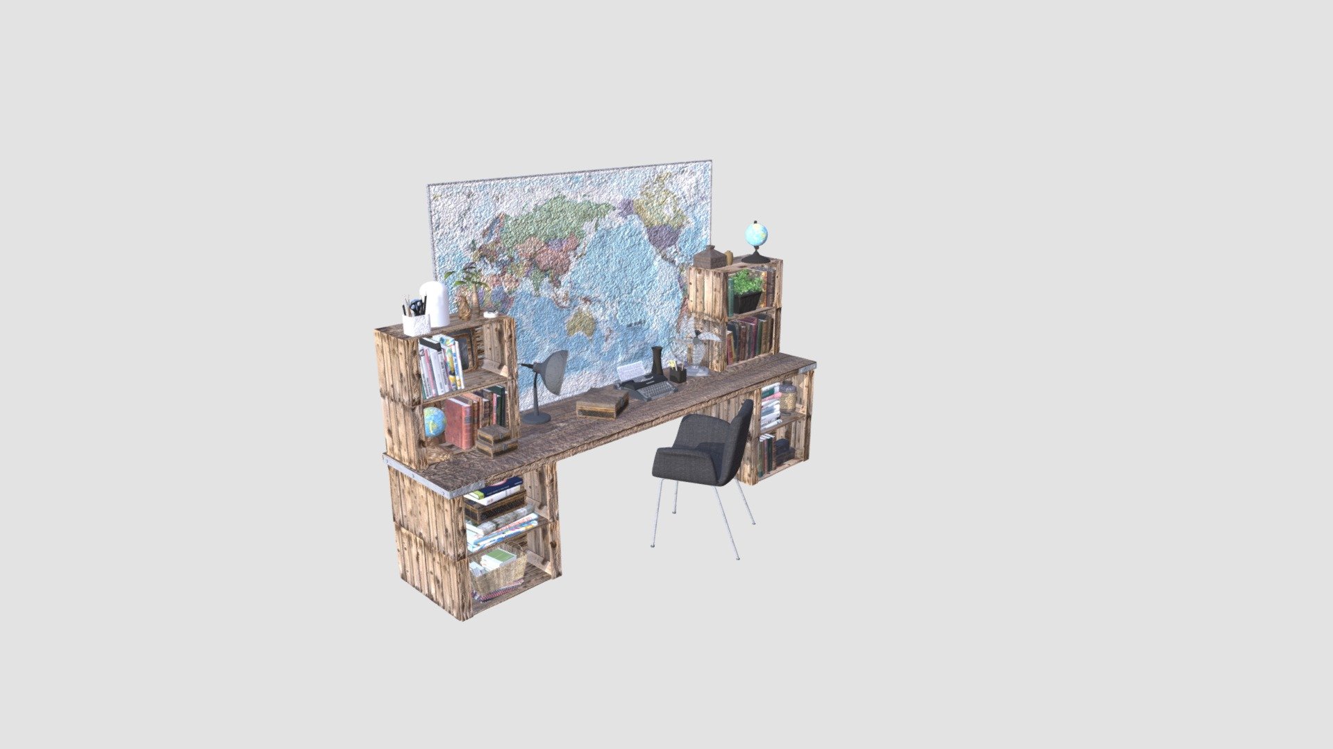 workdesk - Buy Royalty Free 3D model by Evermotion [2733210 ...