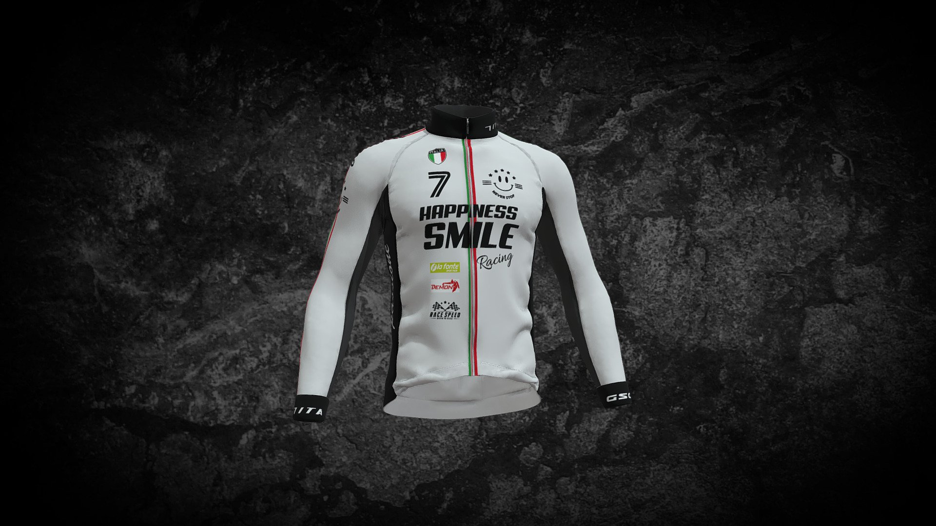 RACING SMILE GREY - 3D model by GIESSEGICUSTOM [2733975] - Sketchfab