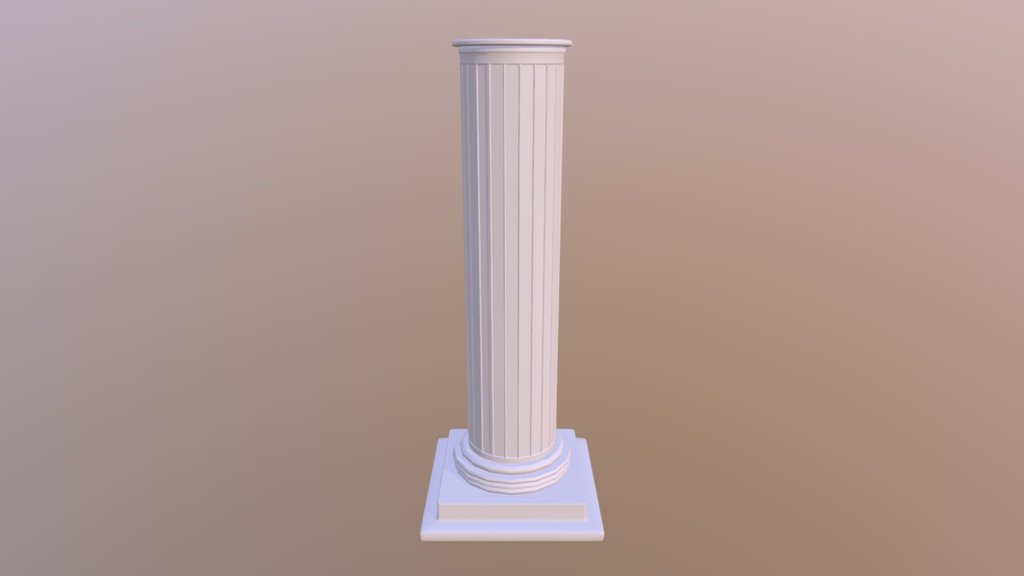 Simple Singular Pillar - 3D model by AgultoDesigns [2736e64] - Sketchfab
