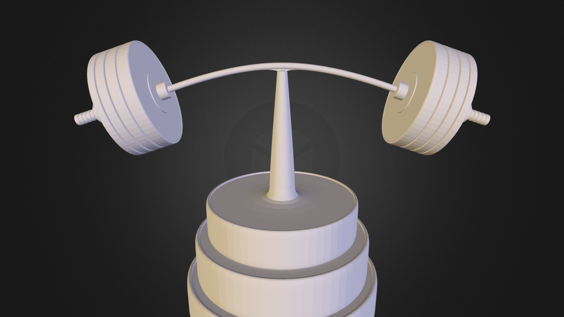 Barbell figure - 3D model by TrueCryer [2738f10] - Sketchfab