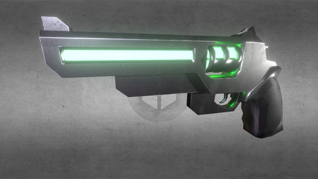 Cyber West Revolver - 3D model by Arlindo Jacuniak (@arlindojacuniak ...