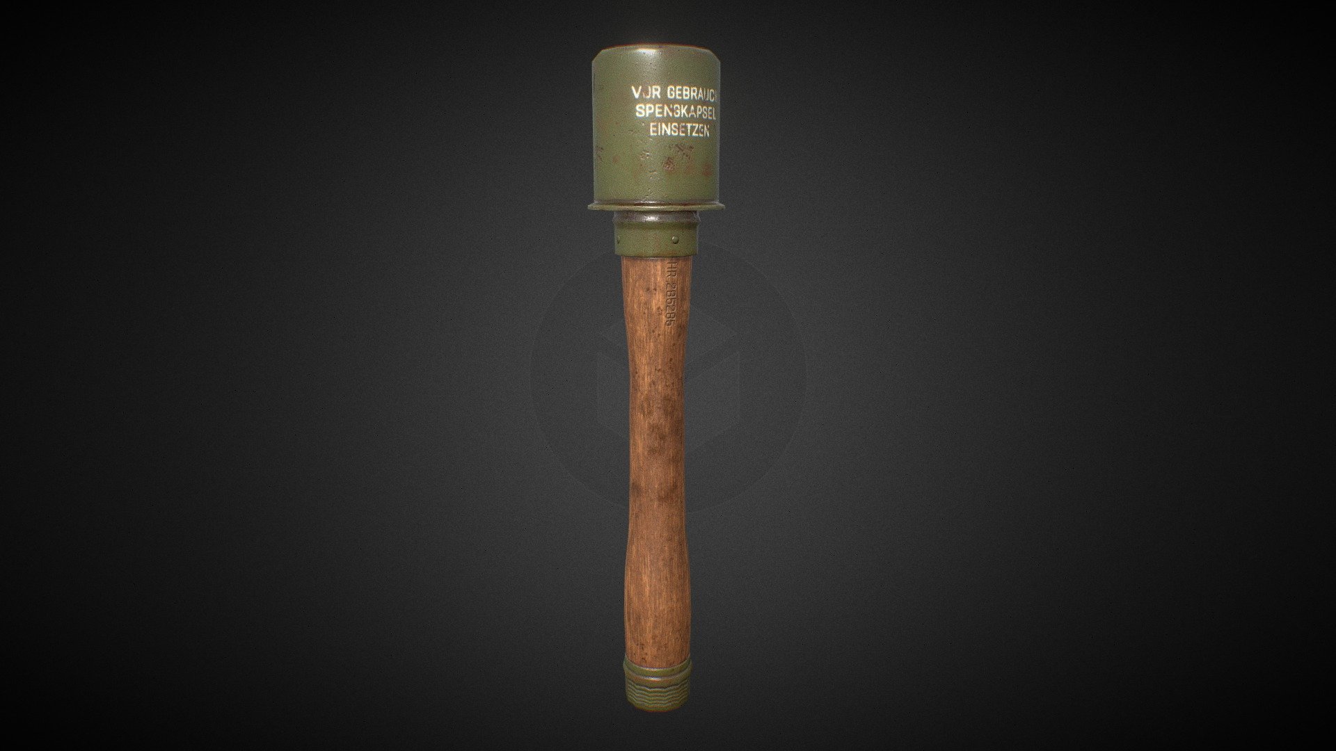 M24 WW2 Grenade - Download Free 3D model by Spacii [273db76] - Sketchfab