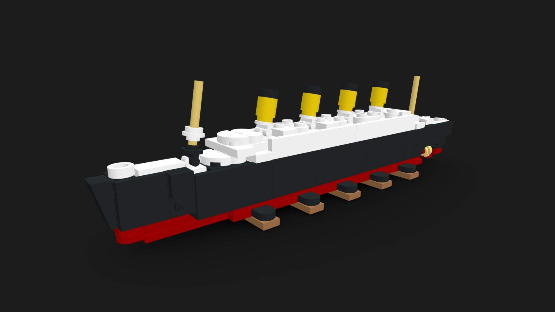LEGO RMS Titanic MOC [#0313] - 3D model by The Bobby Brix Channel ...