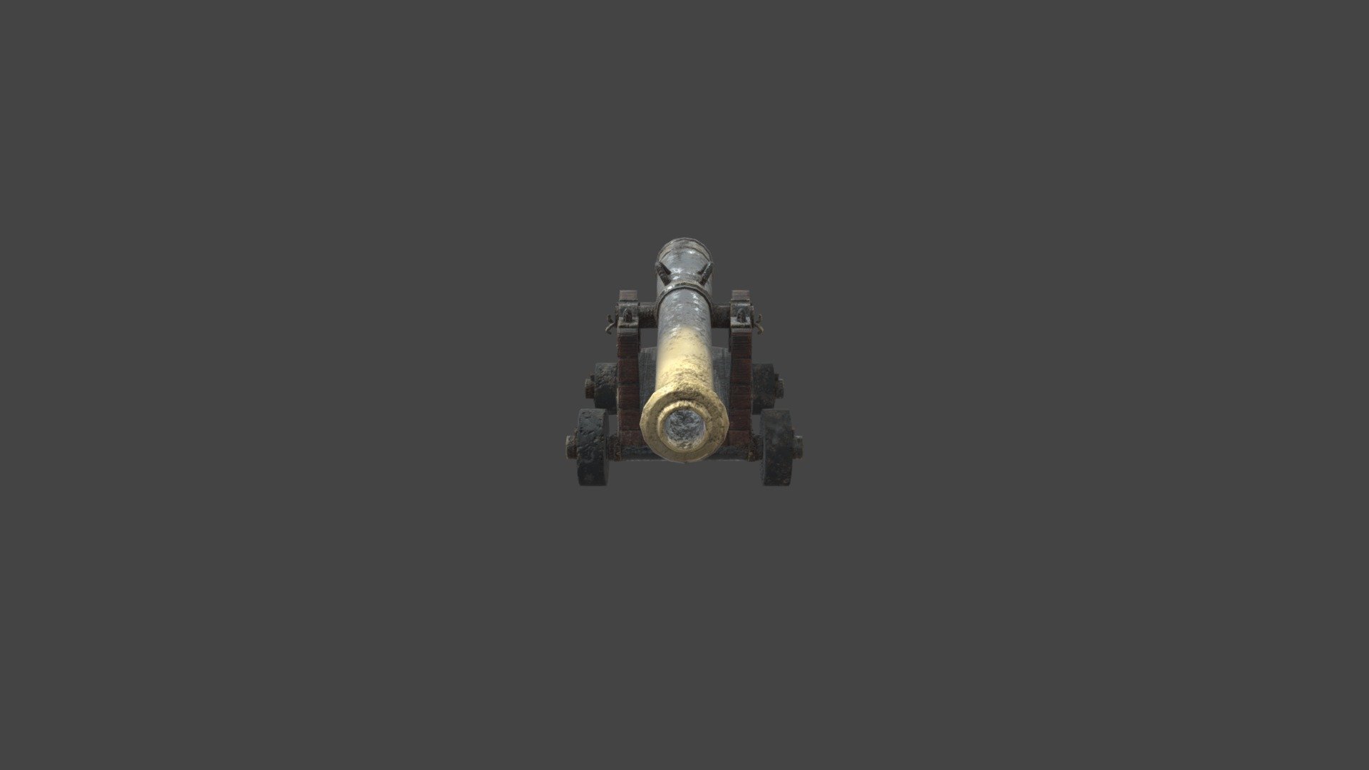Retextured Cannon - Download Free 3D model by TKosier [273e231] - Sketchfab