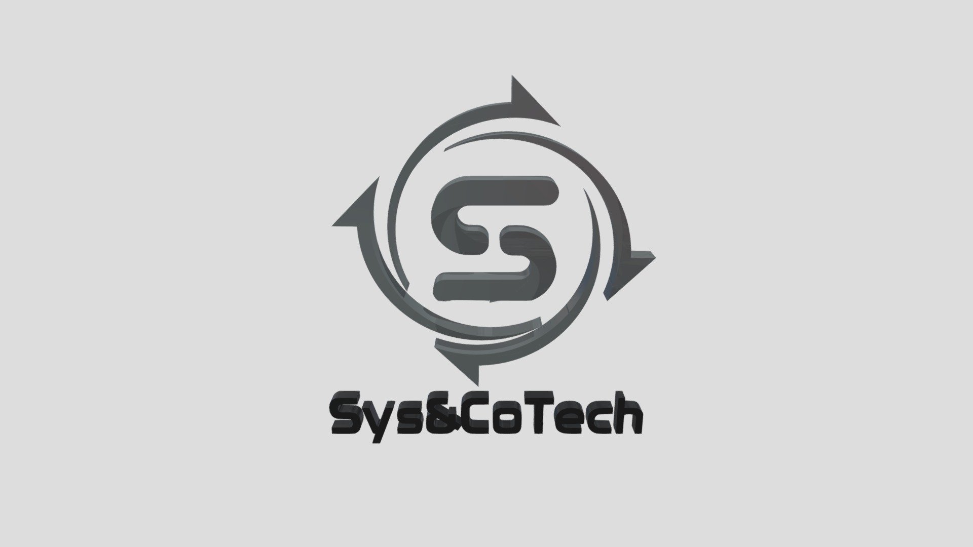 Sys&CoTech Logo - Download Free 3D model by uugan2000 [273e2a8] - Sketchfab
