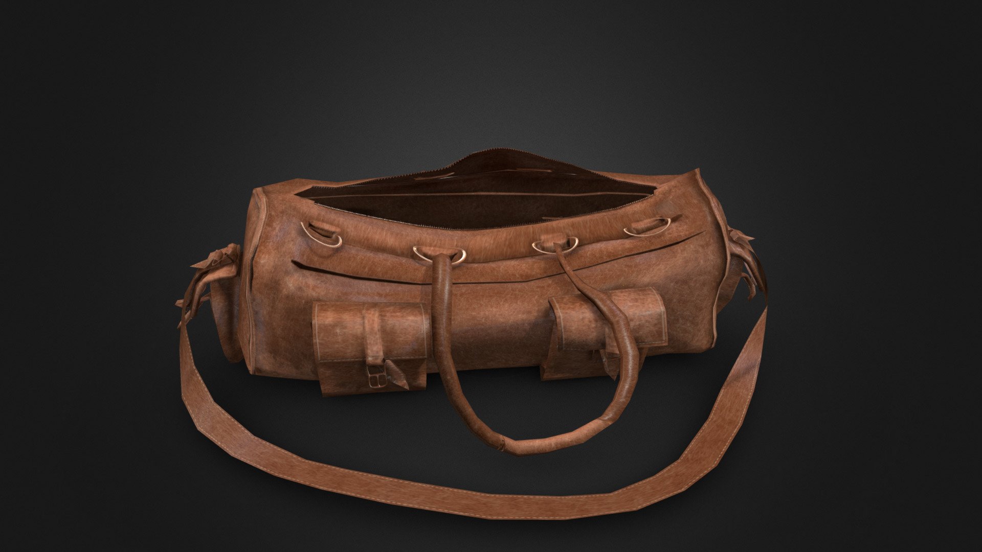 Low Poly Leather bag - Download Free 3D model by sgallartm [273f3f8 ...