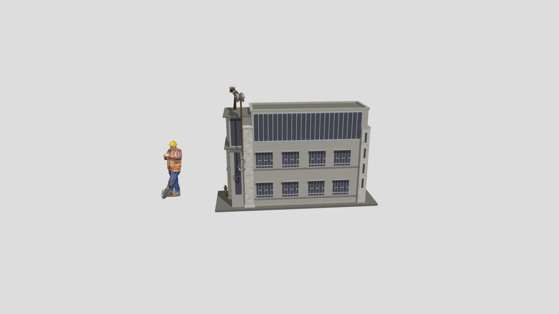 Builder - 3D model by saepulalam [273f6c2] - Sketchfab
