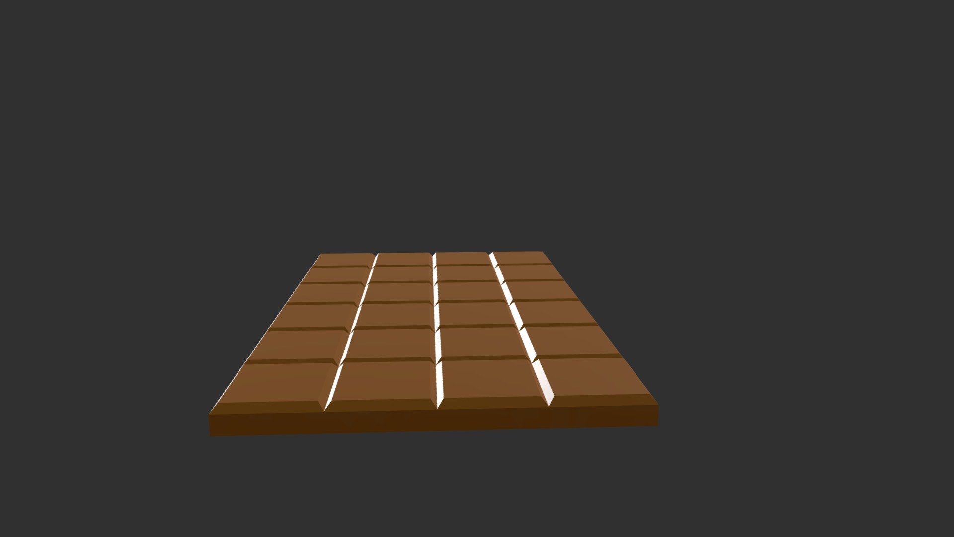 low_poly_chocolate_bar - Download Free 3D model by Aydan (@davisonmoya ...