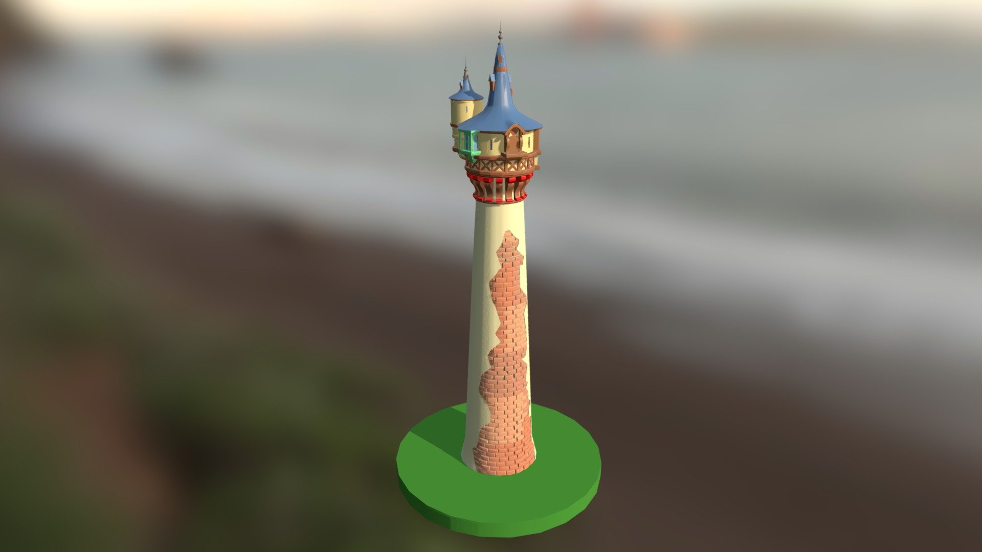 Rapunzel Tower (#5) - Download Free 3D model by Alana_Lava (@Alana_art ...