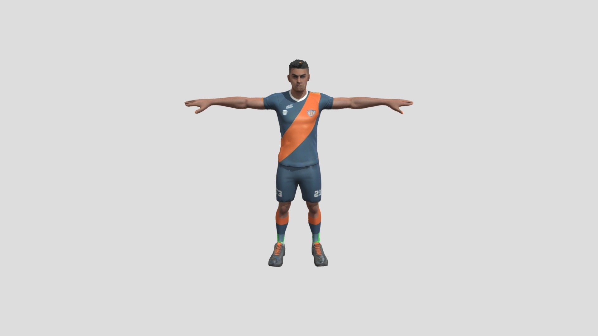 football player - 3D model by armandbenjamin30 [2744ad4] - Sketchfab