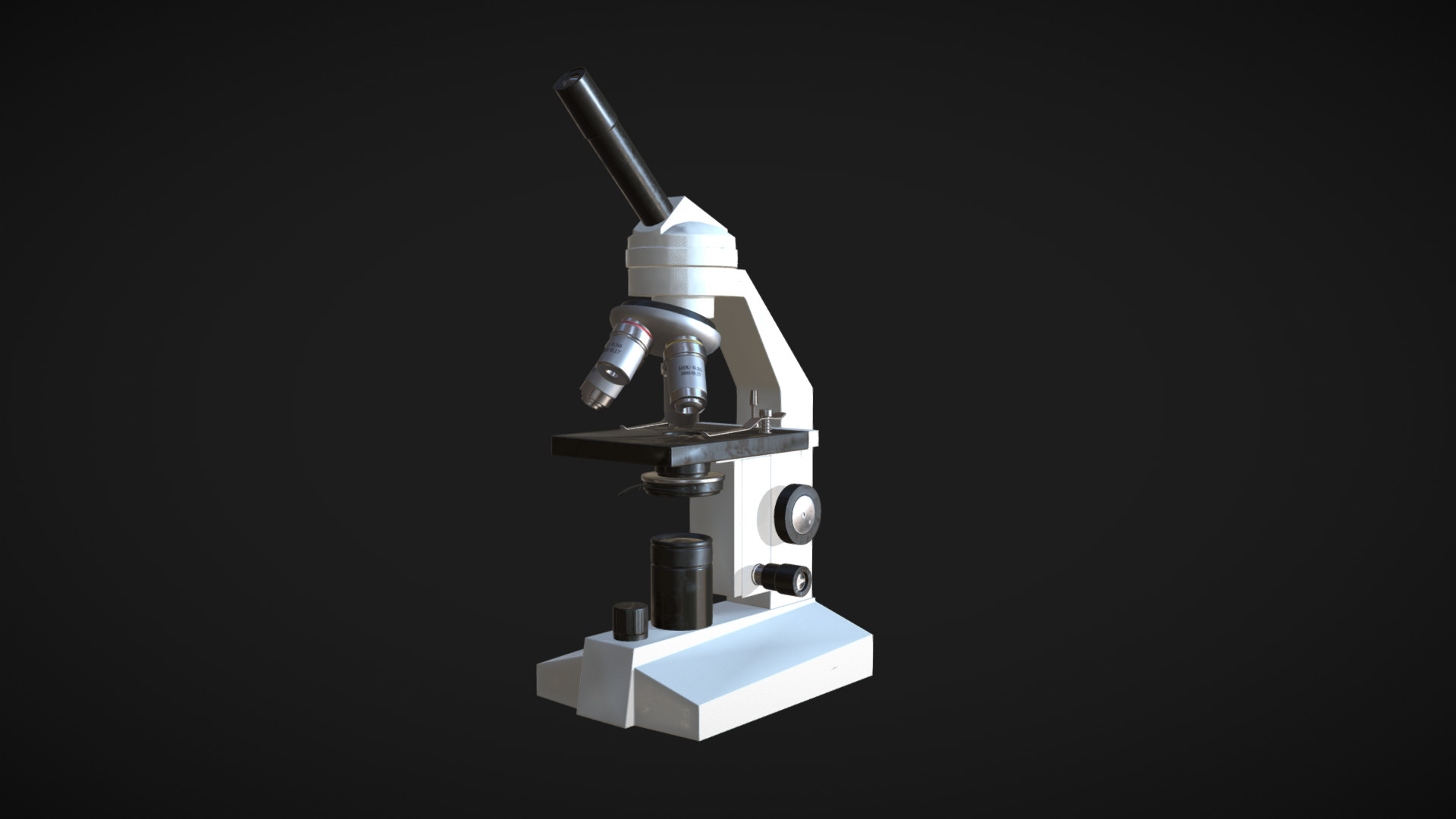 Low Poly Microscope - 3D model by Oussama El Hajjaj (@OussamaEH ...
