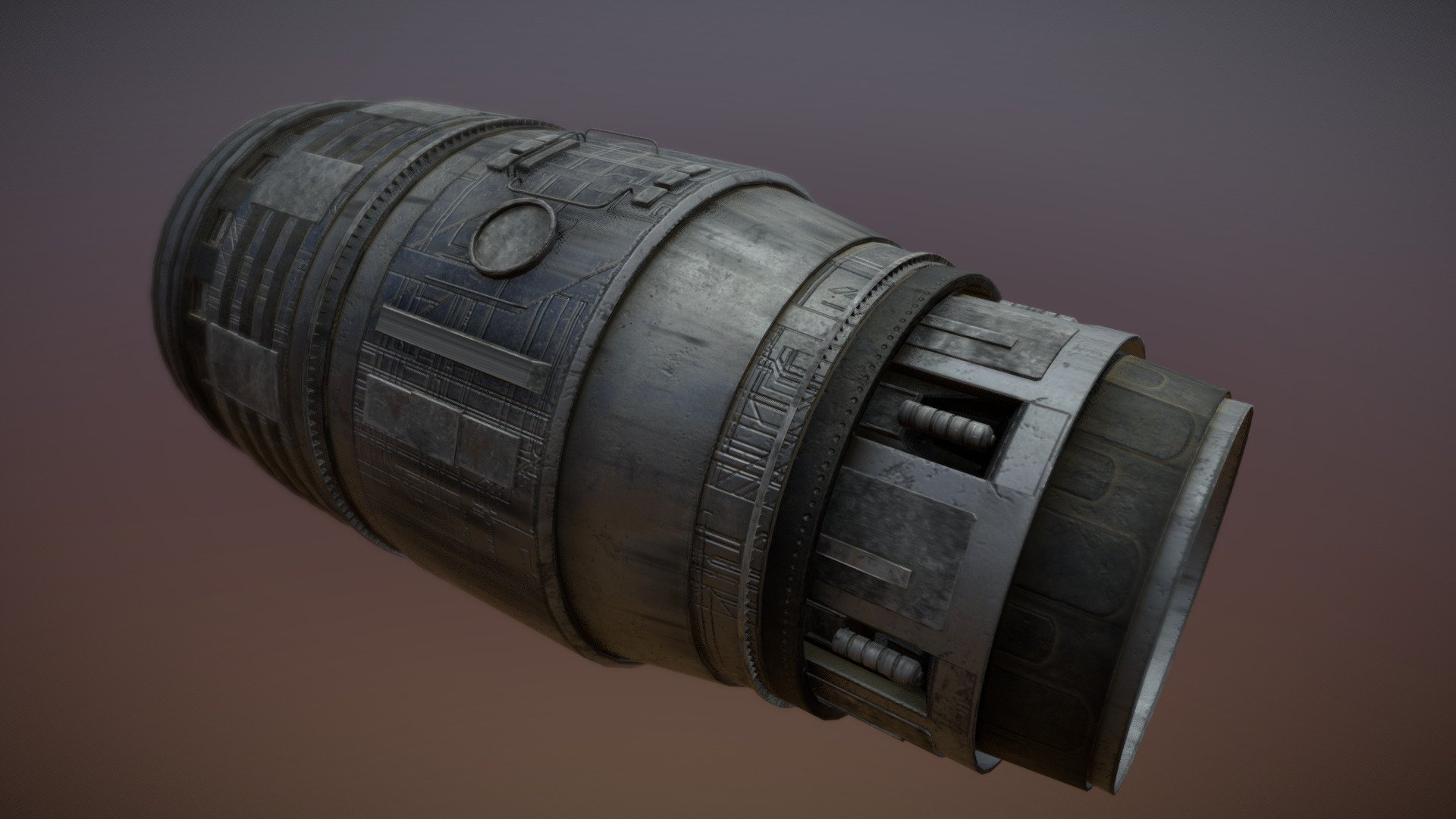 Old Starship Engine - 3D model by dbugg1138 [2746062] - Sketchfab