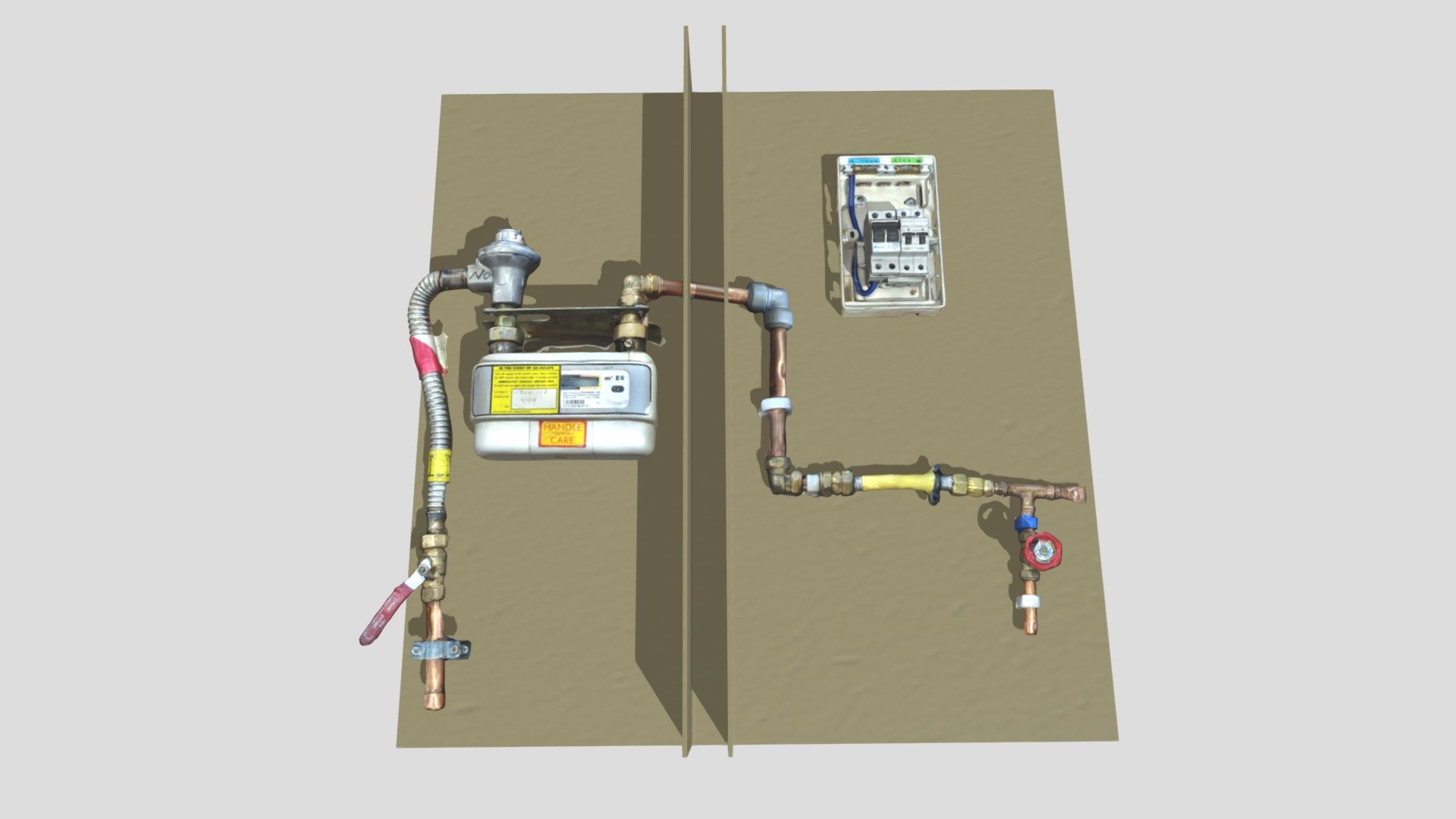 Gas Fittings Board 1 - 3D model by DigiLearnFC [2746e05] - Sketchfab