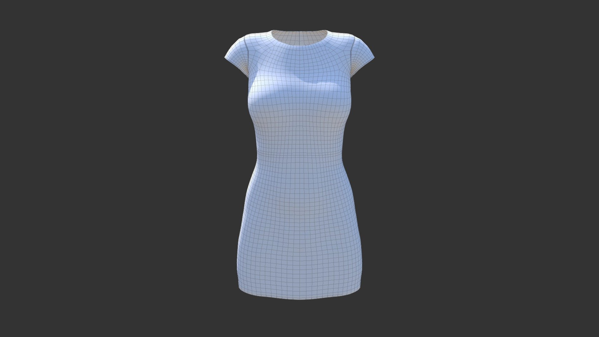Dress B - 3D model by amy_aimei [27492e5] - Sketchfab