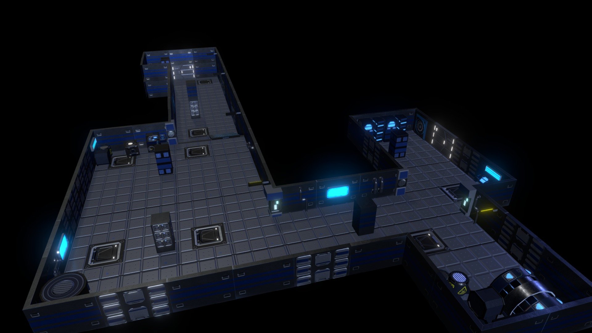 lab enviroment - 3D model by 3Molonma [274b43a] - Sketchfab