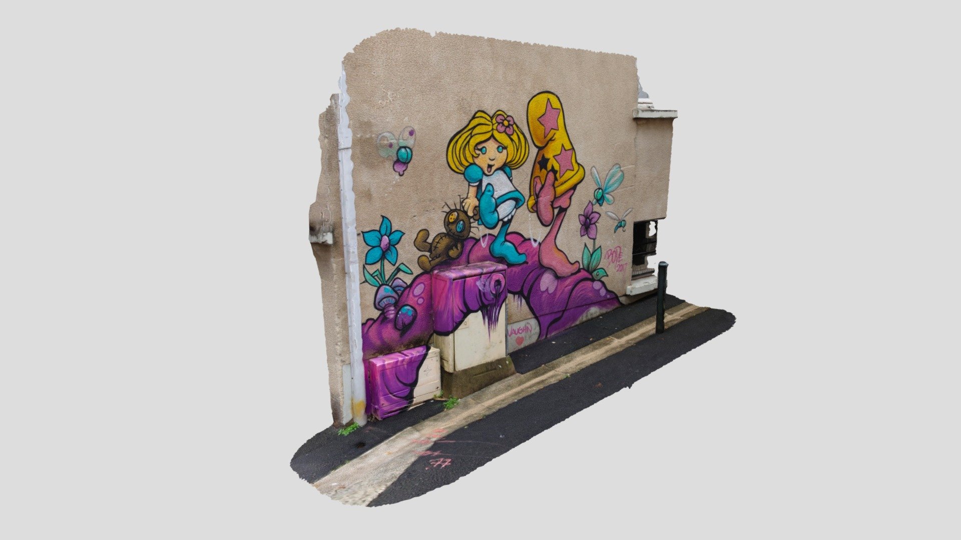 Bodé, Angouleme 2017 - 3D model by Sebastian J (@JFsebastian72 ...