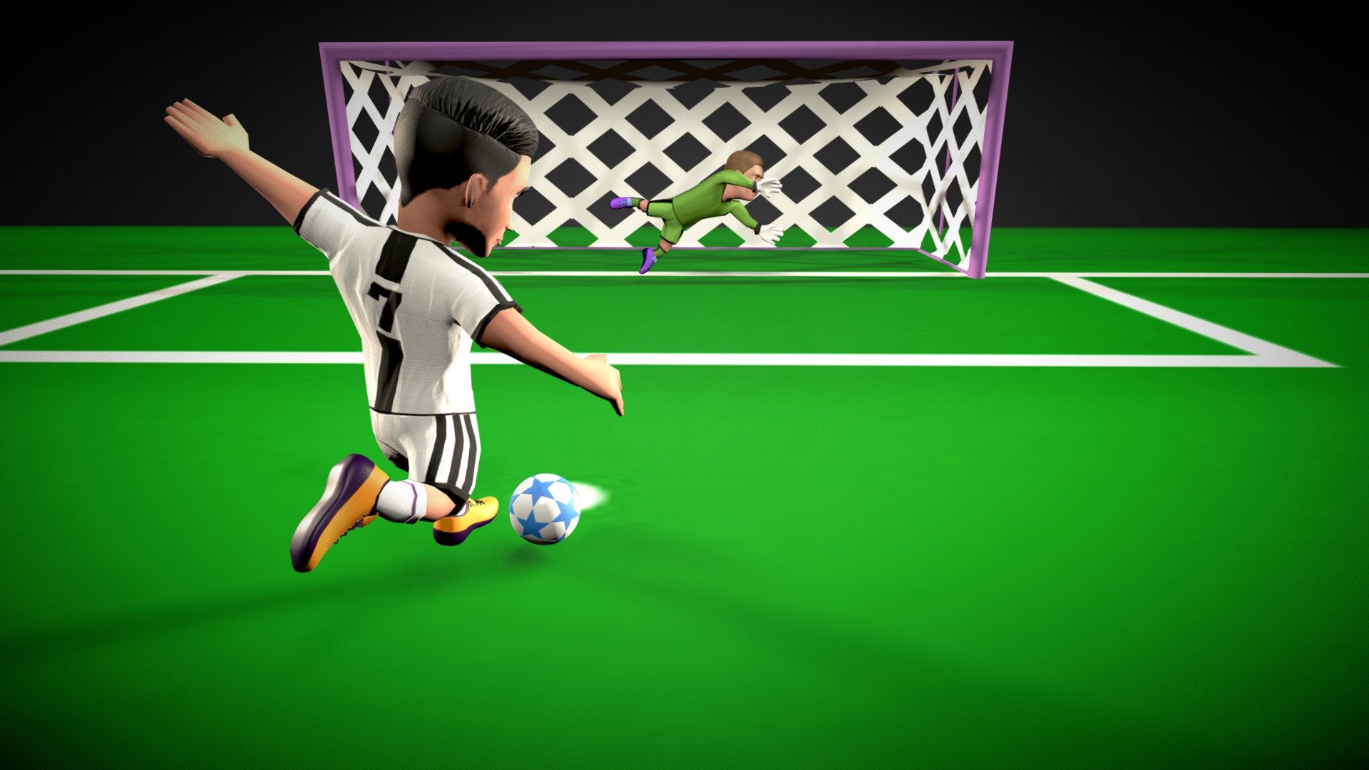 Football players - 3D model by João Salgado (@spoutnick123) [274d7e4 ...