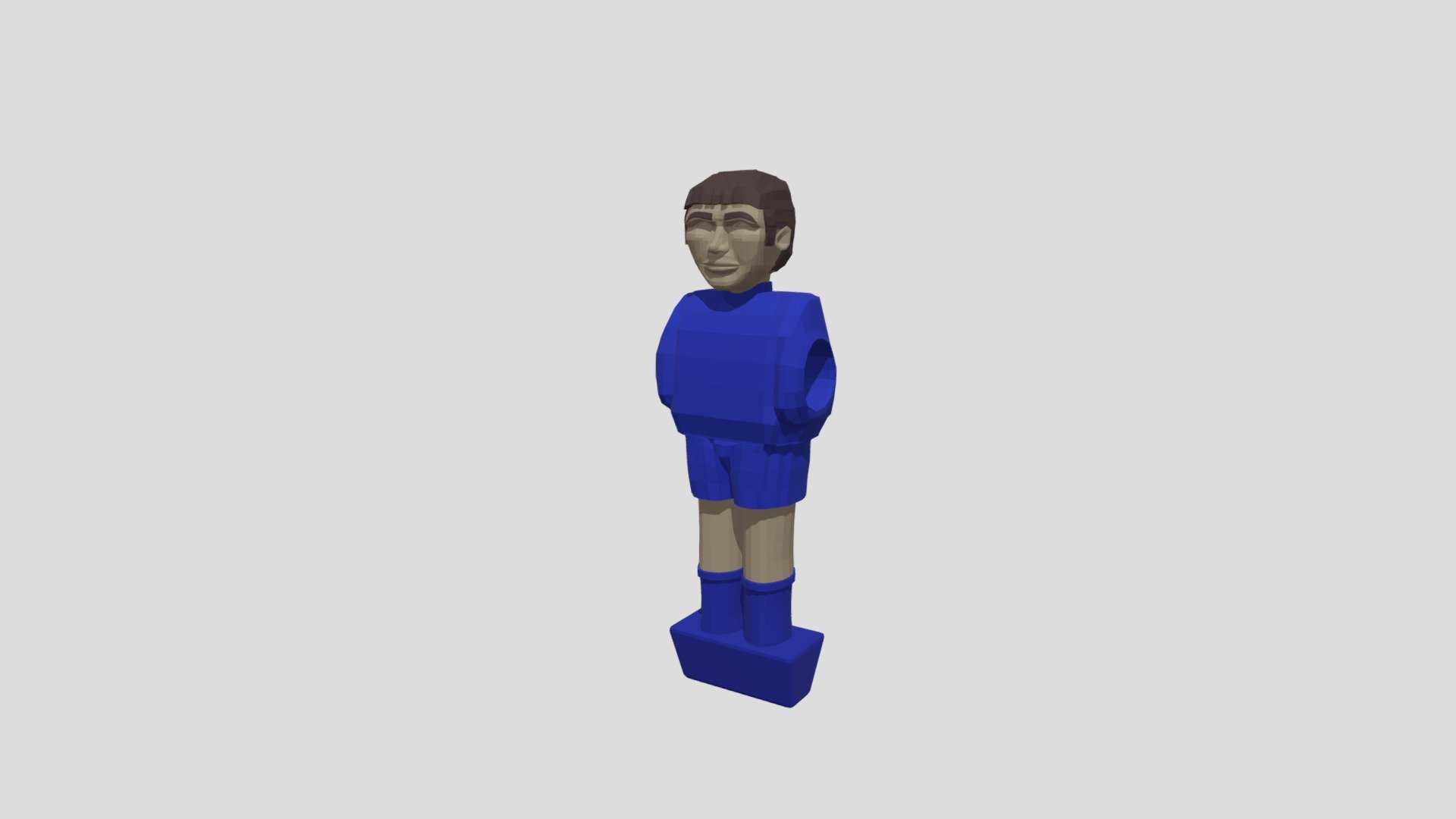 Foosball player - Download Free 3D model by MGP. [274e8d4] - Sketchfab