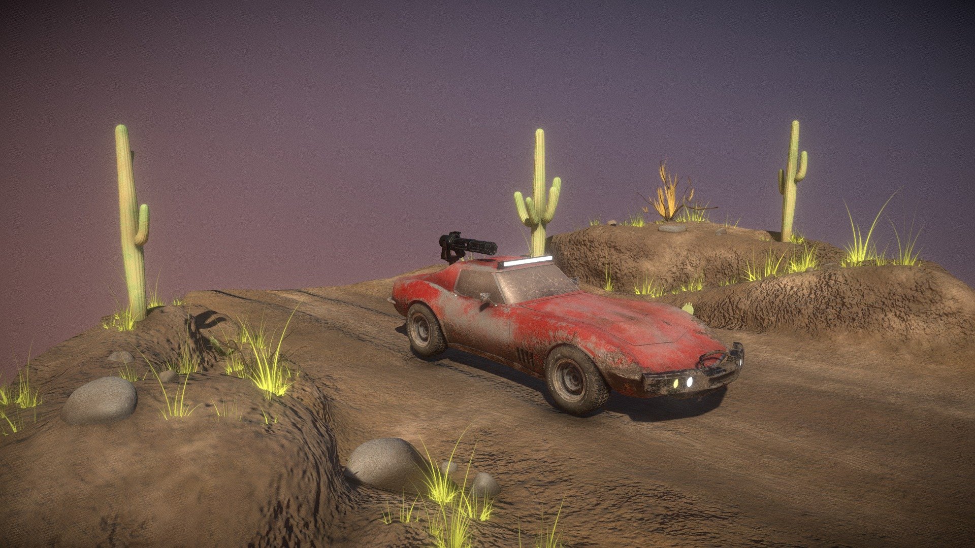 Post Apocalyptic Car - 3D model by George Librado (@gjlibrado) [274f69e ...