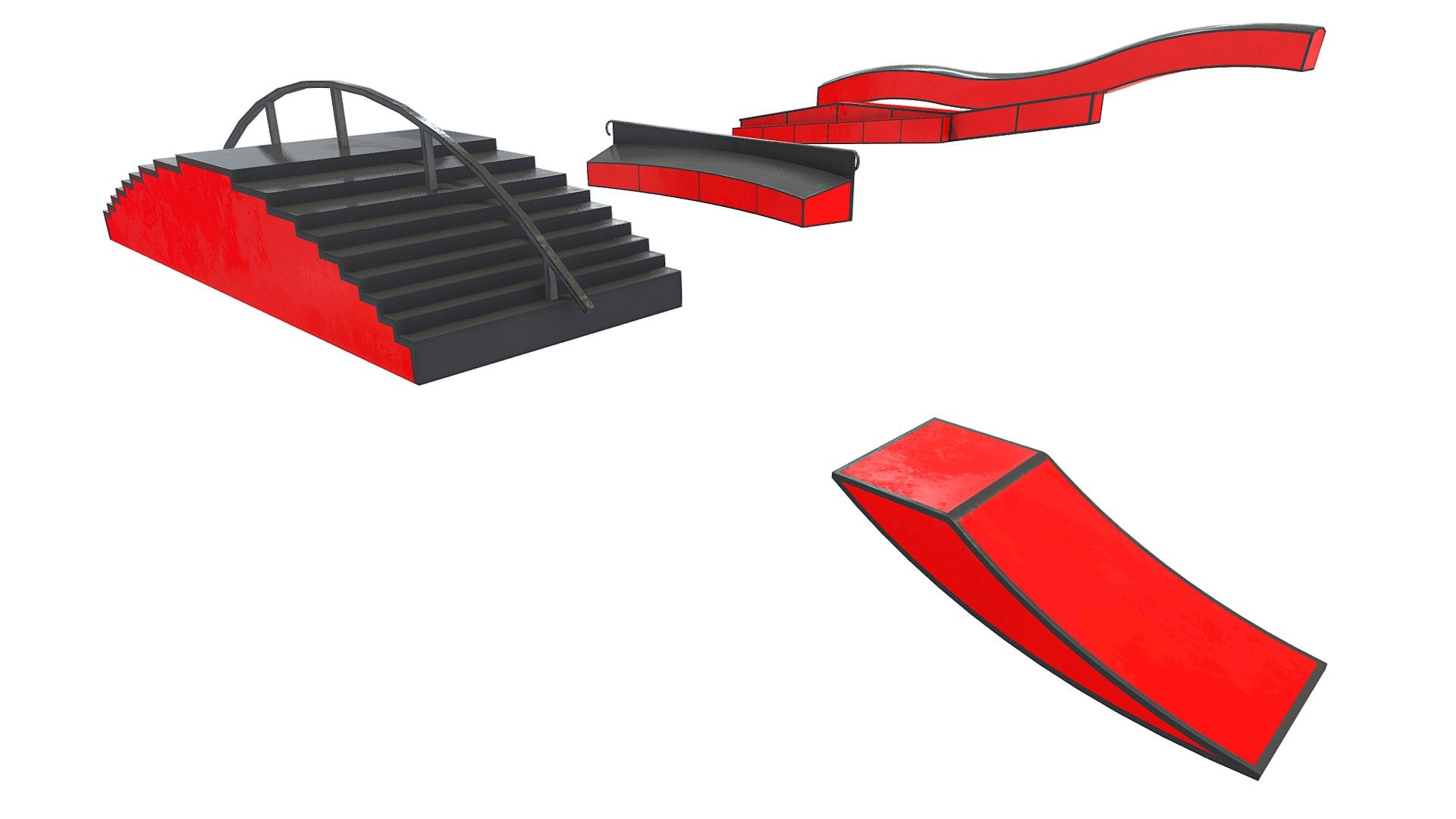 Snowboard Ramps - Buy Royalty Free 3D model by Studio Lab (@studiolab ...