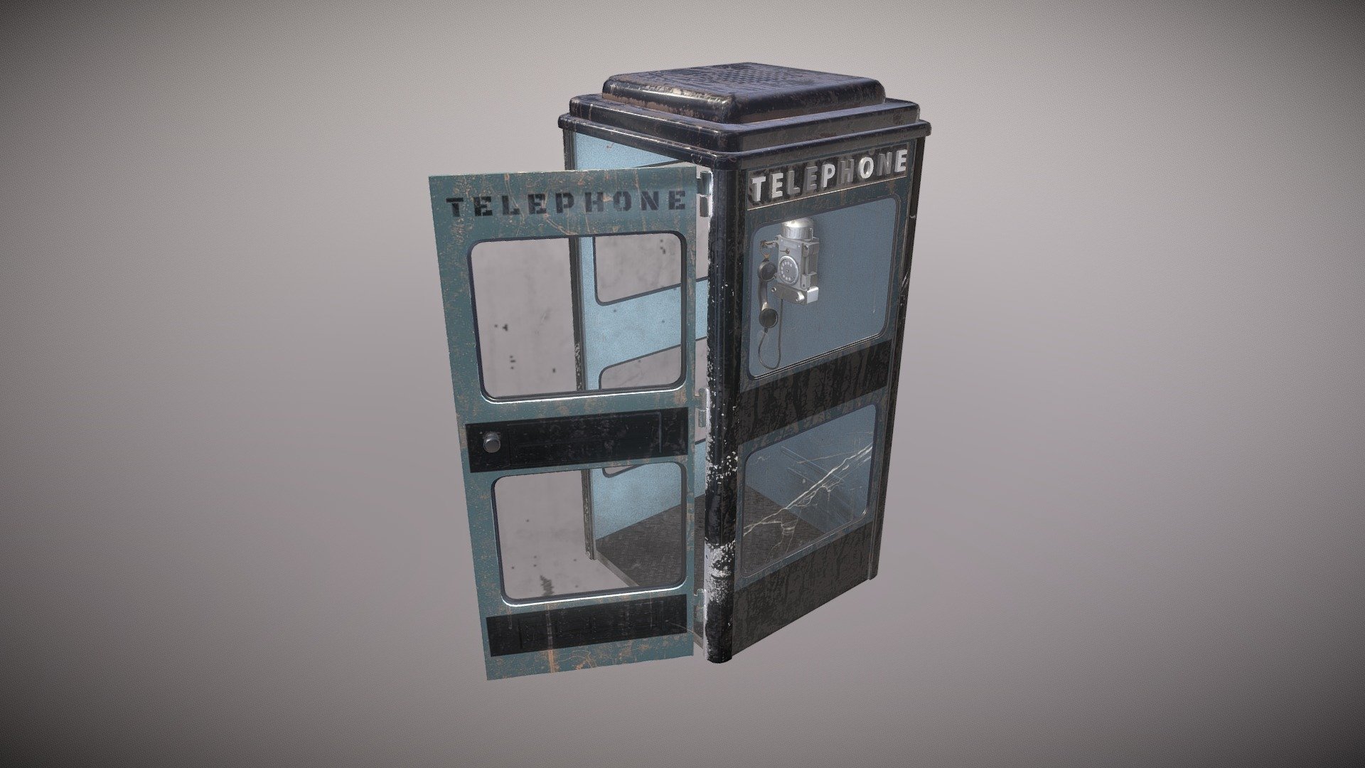 telephonebox - 3D model by Olesia Chobaniuk (@arabesquecom) [2750959 ...