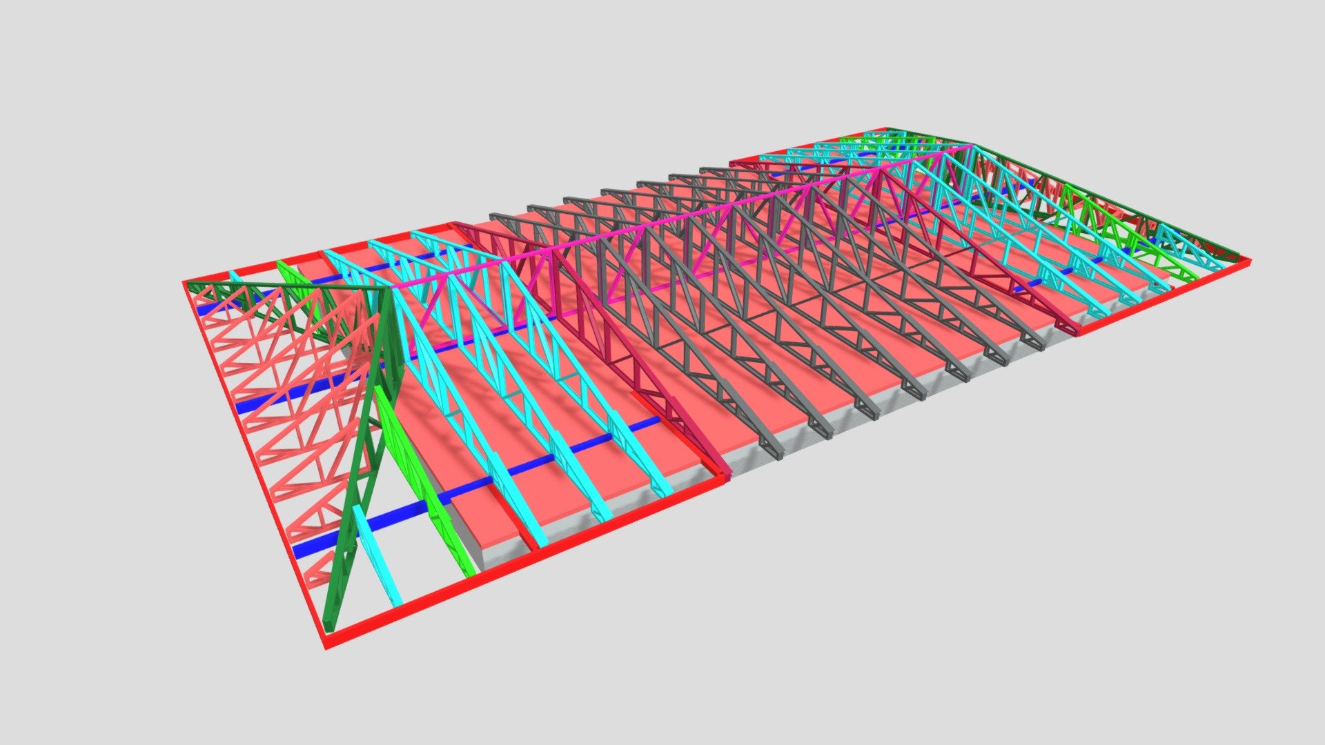 Erasmus Roof Final - 3D model by Steel Frame Solutions Limited (@sfs ...