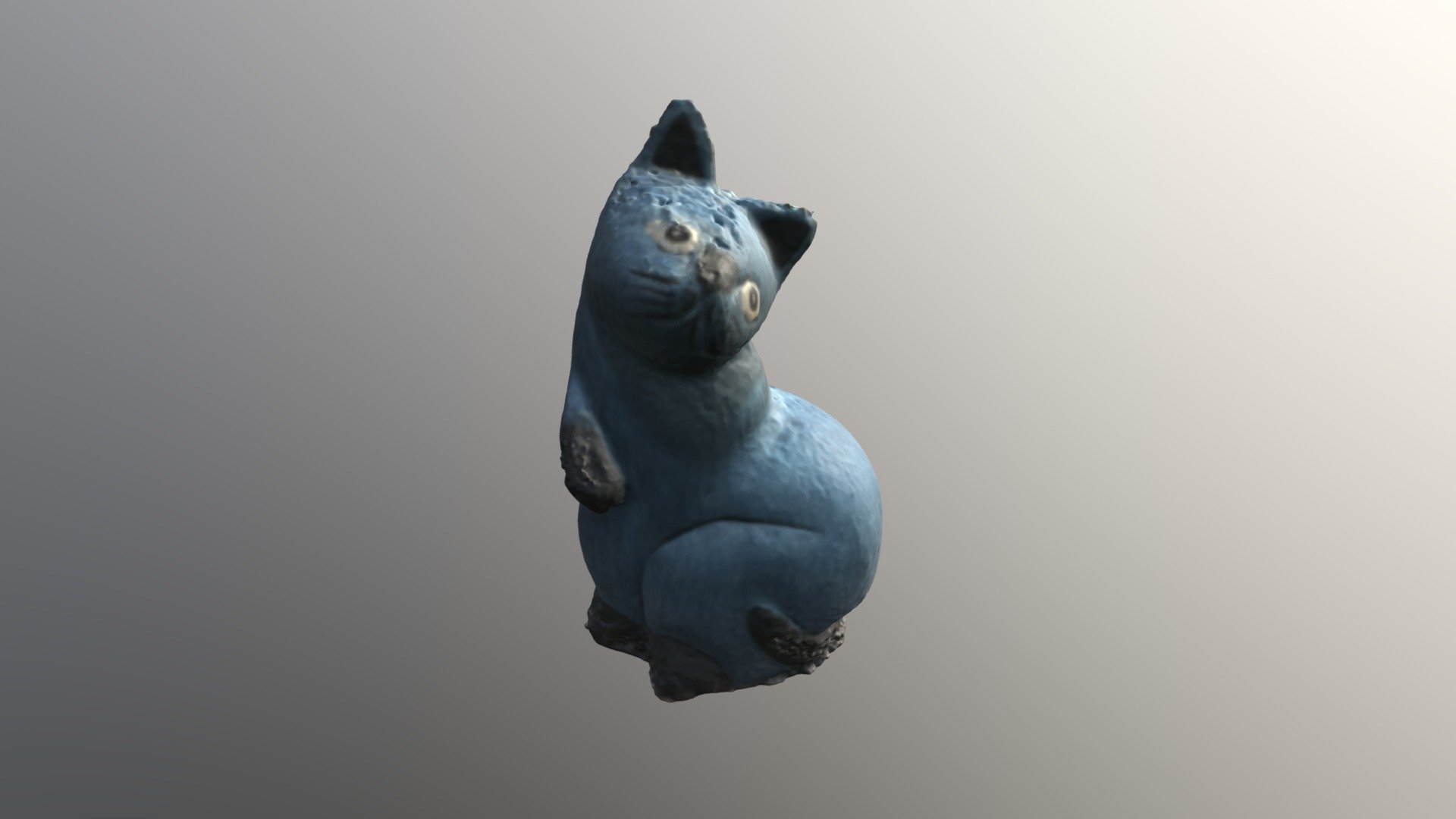 Blue Cat 3D Model - 3D model by evelea3 [2751d95] - Sketchfab