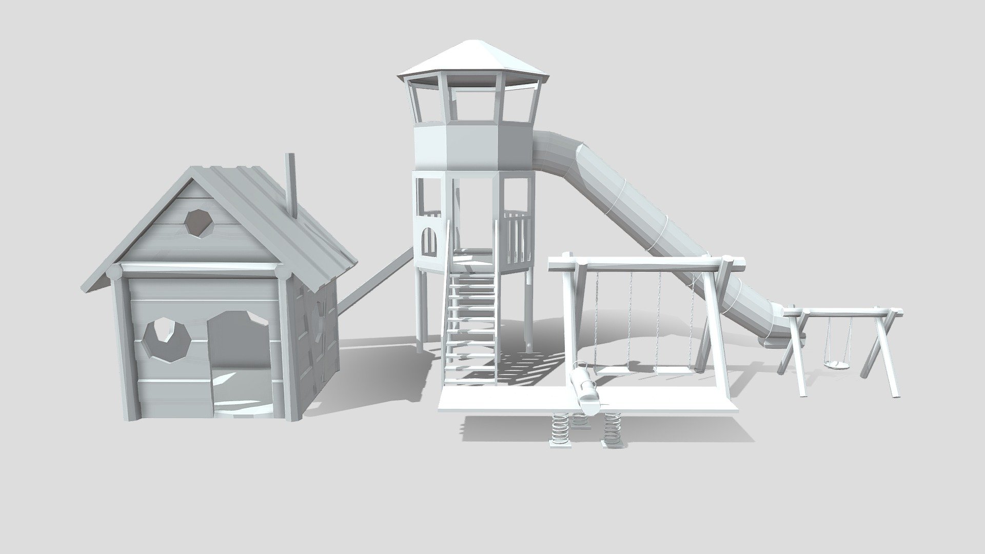 Playground Pack [No Materials] - 3D model by MeteK [2751e13] - Sketchfab