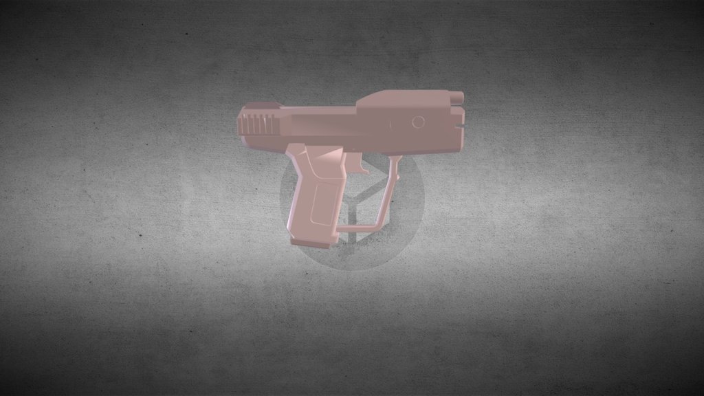 Pistola Halo Simplificada( Halo Gun Simplified) - 3D model by ...