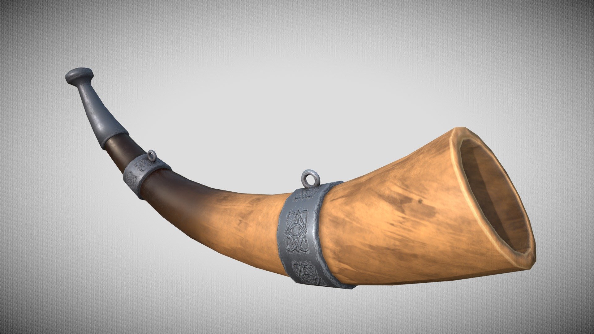 Stylized medieval viking horn - Download Free 3D model by Orest_Levchuk ...