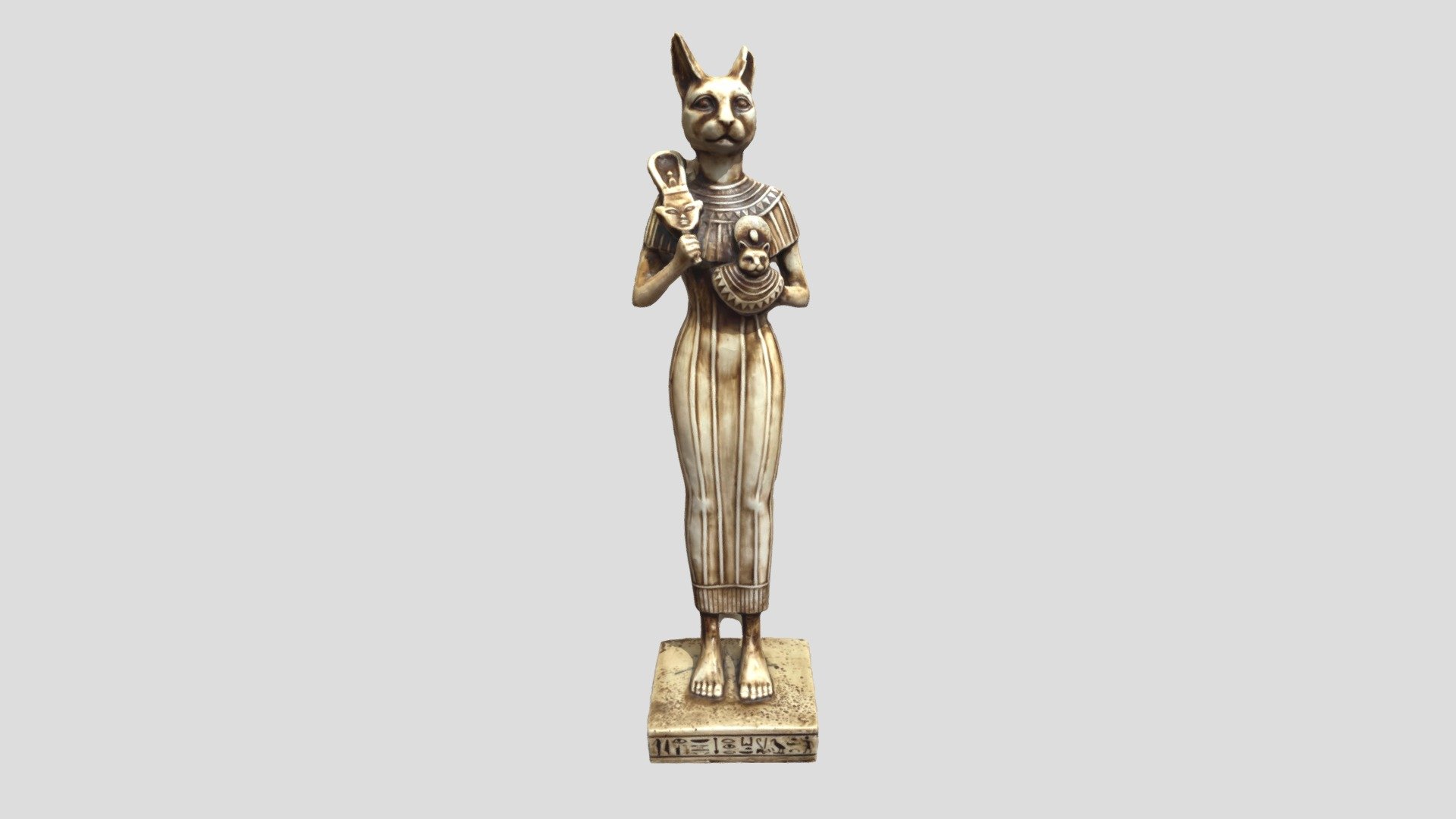 Statue of Bastet - 3D model by electricdreams (@electricdreams86 ...